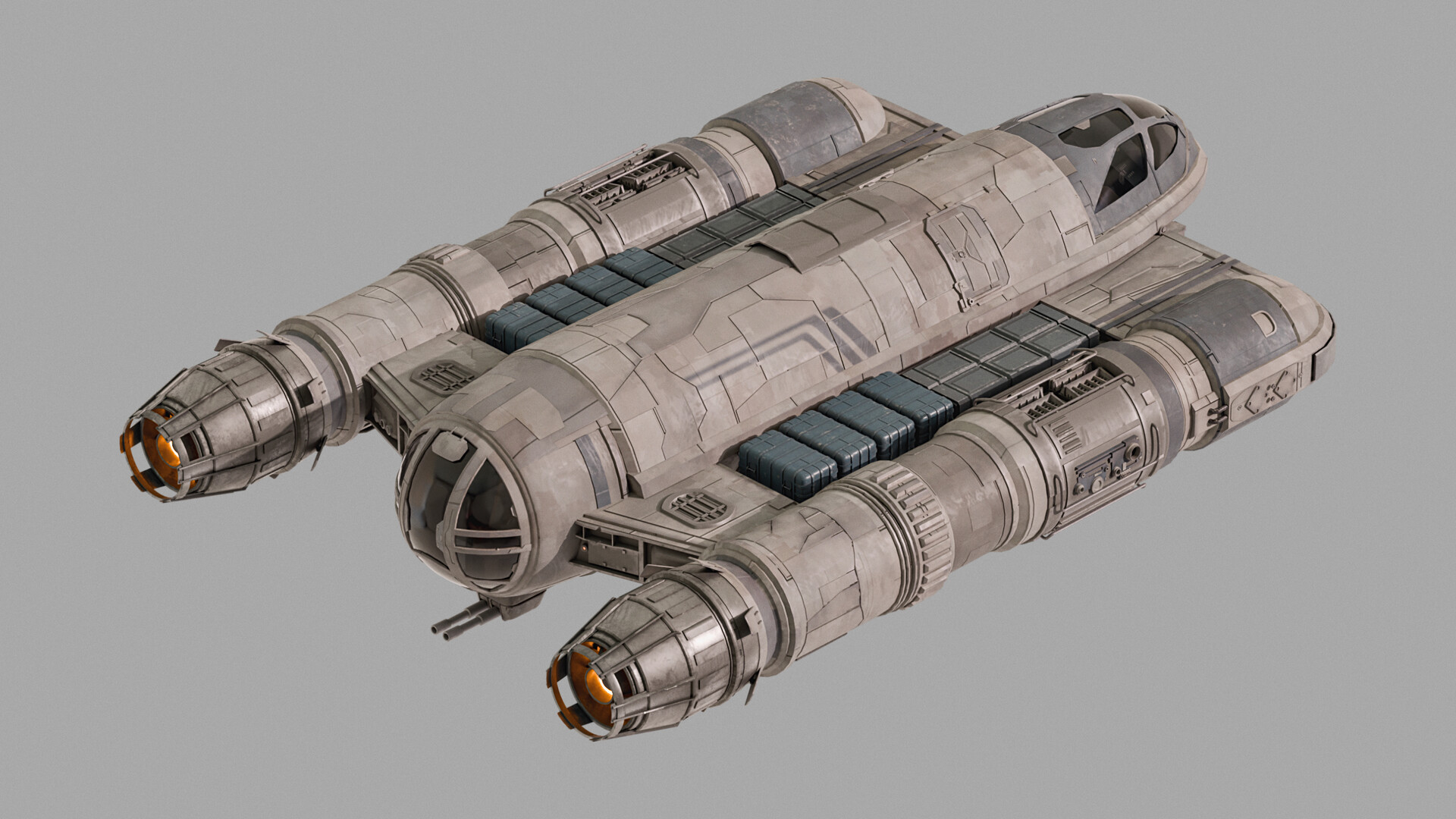 Digital Shipyard - VCX-70 Convergent-class Light Freighter - Star Wars ...