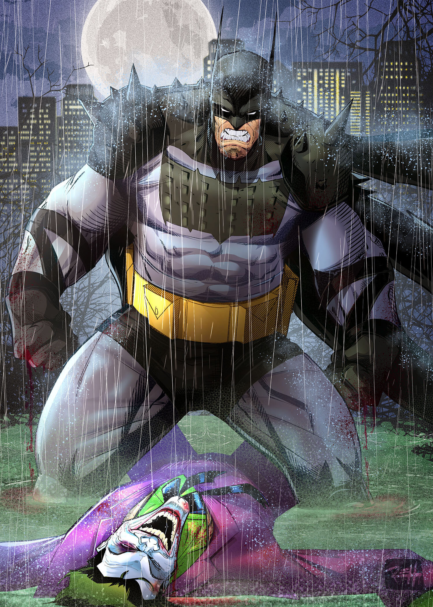 ArtStation - Absolute Batman vs The Joker