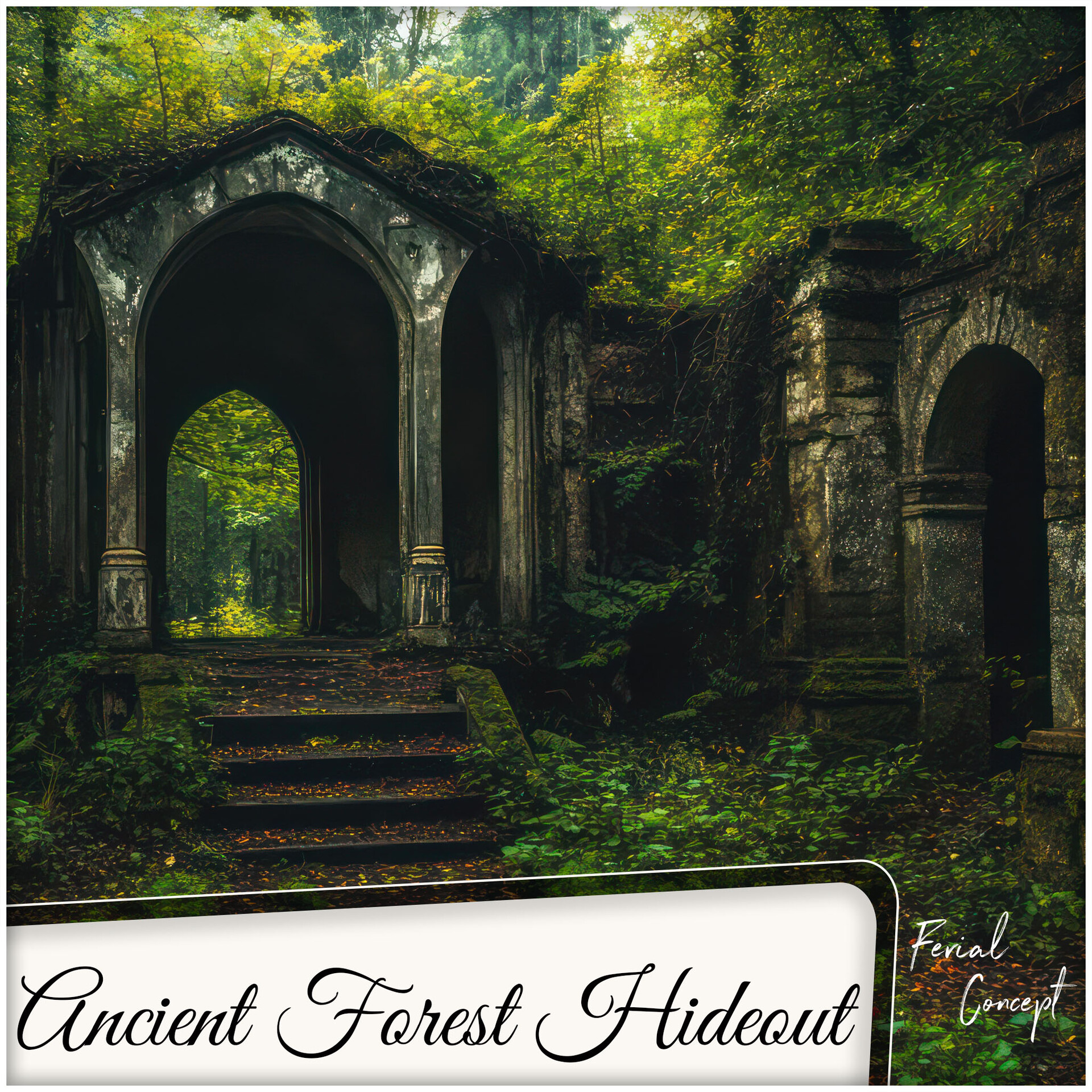 Ferial Concept - 🔹240 Ancient Forest Hideout - Environment Concept ...