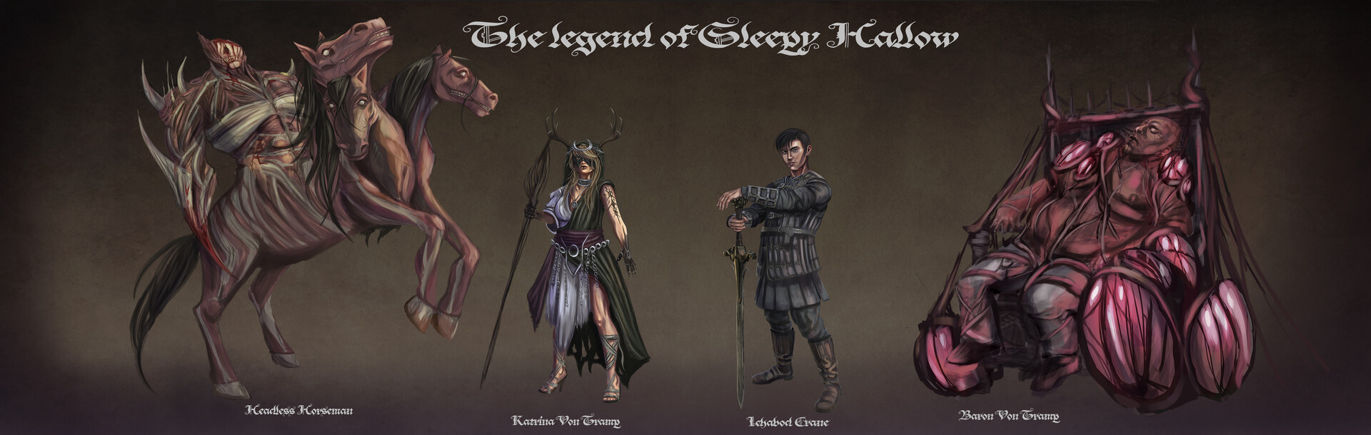 ArtStation - Sleepy Hallow Character Lineup