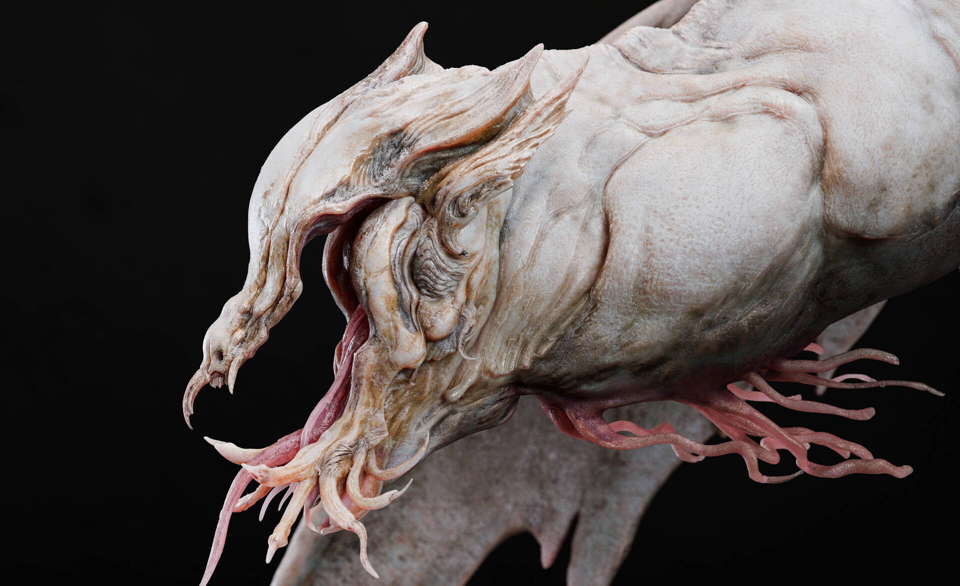 keita okada - concept model dragon