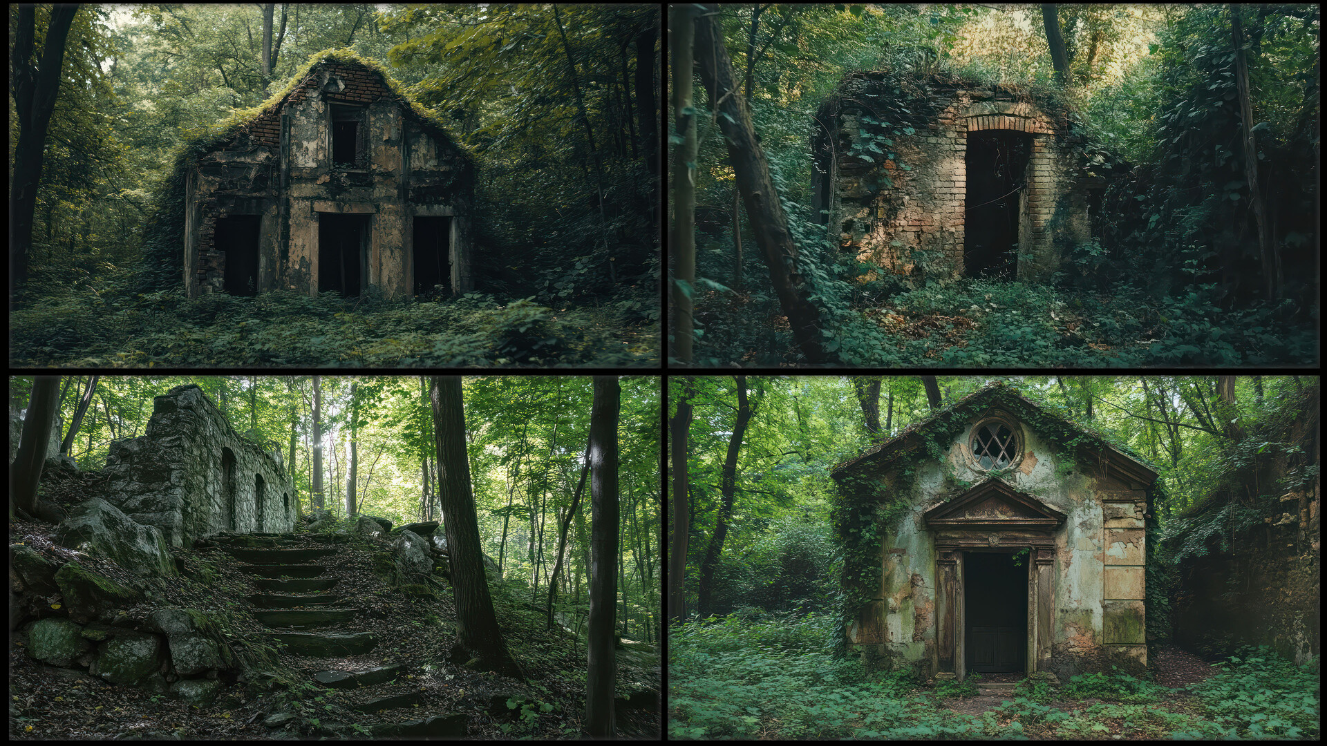 Ferial Concept - 🔹240 Ancient Forest Hideout - Environment Concept ...