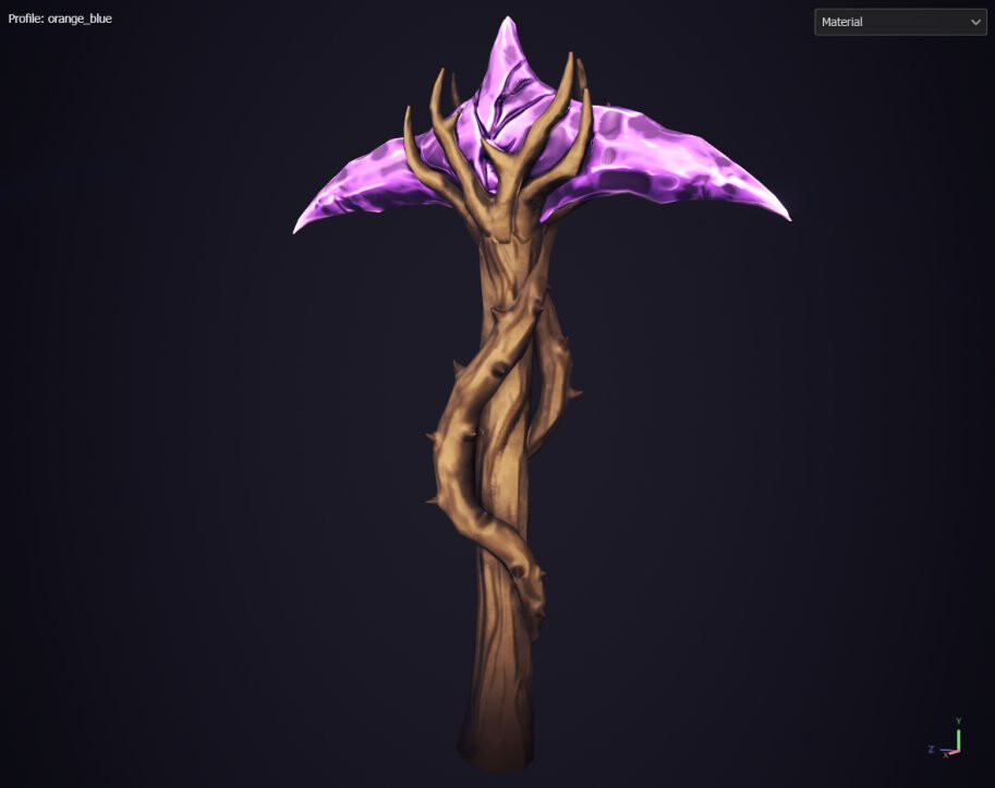 ArtStation - 3D MODEL: [ROBLOX ASSET] PICKAXE