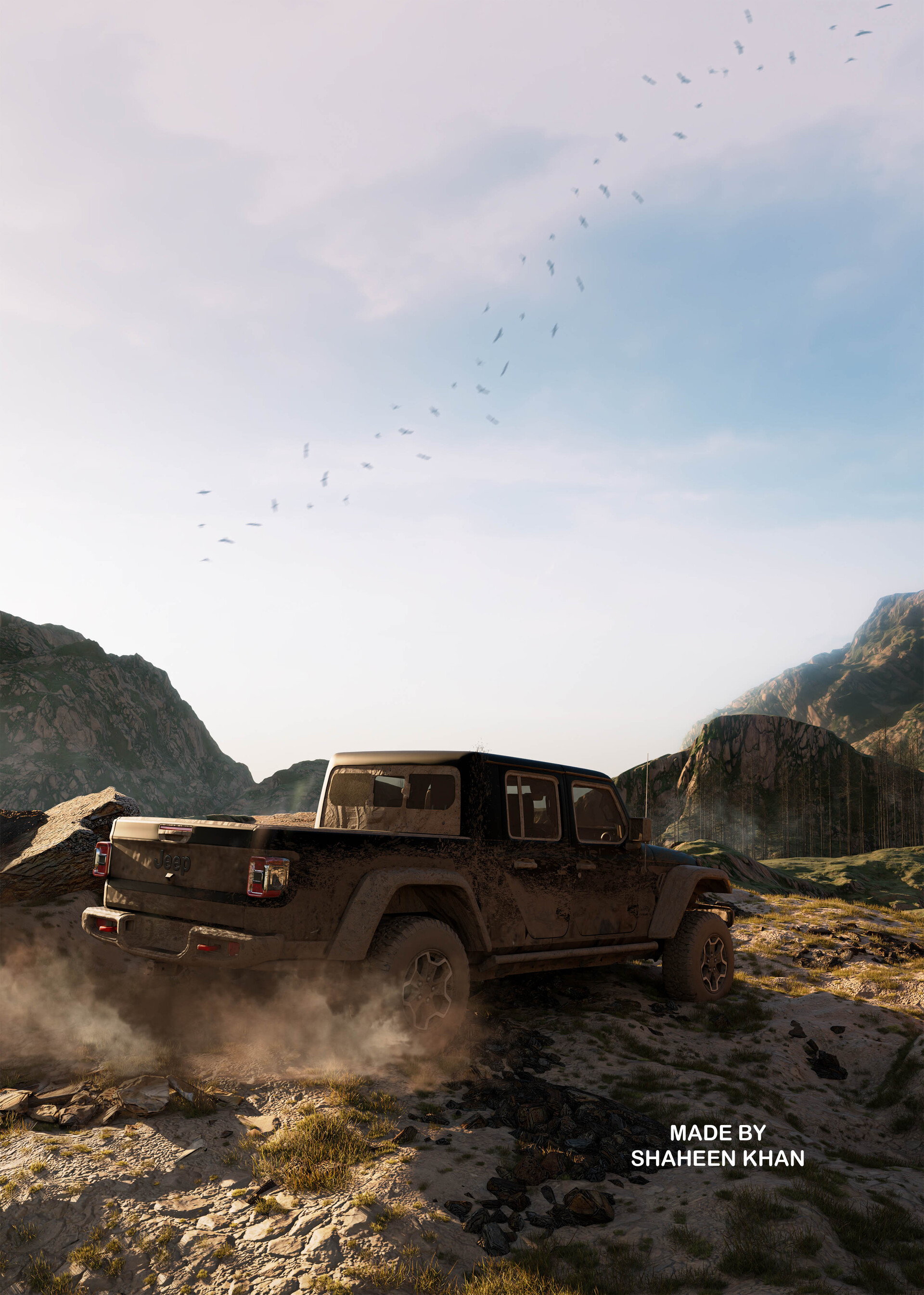 ArtStation - Driving On The Edge