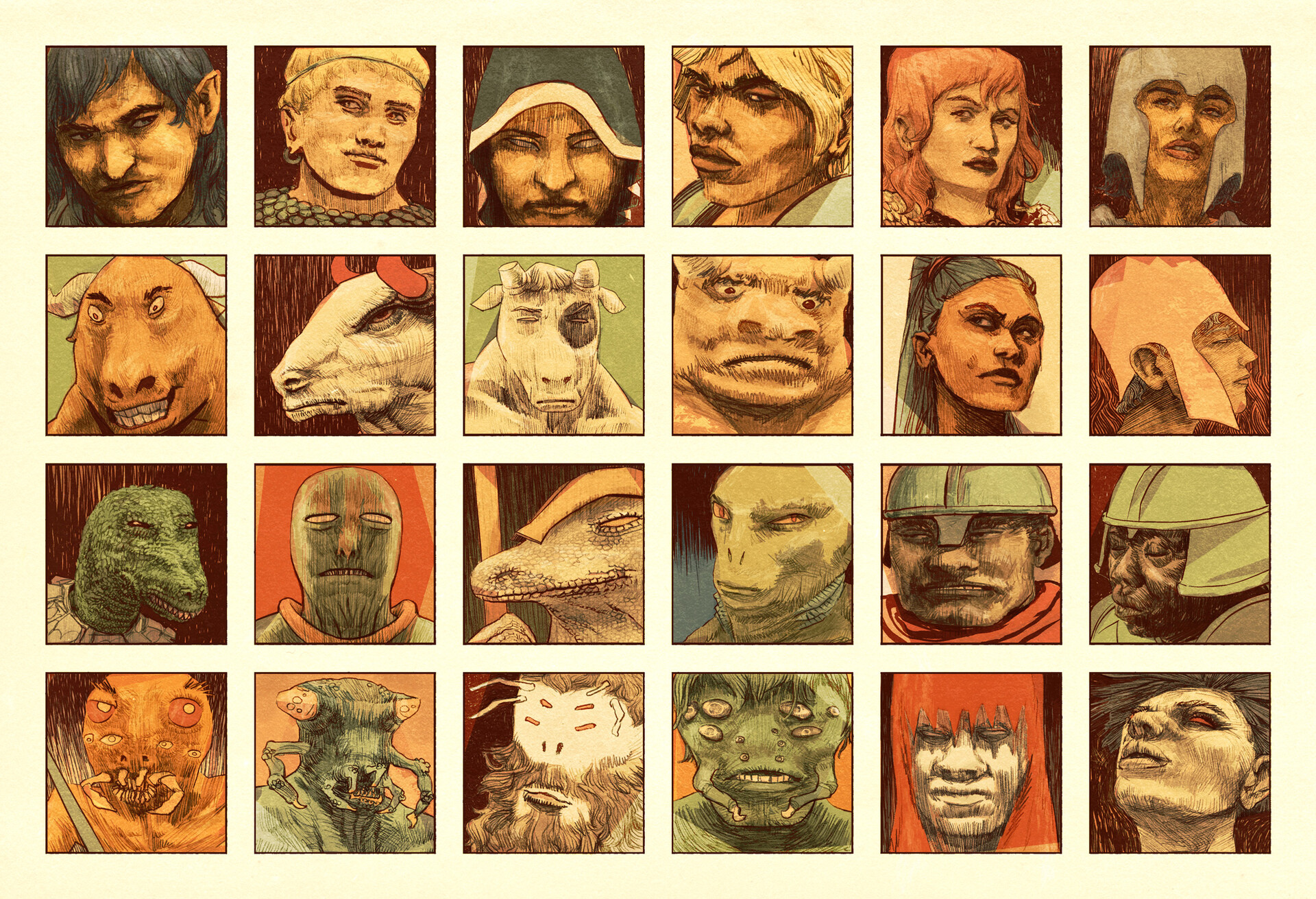 ArtStation - CRPG Portraits