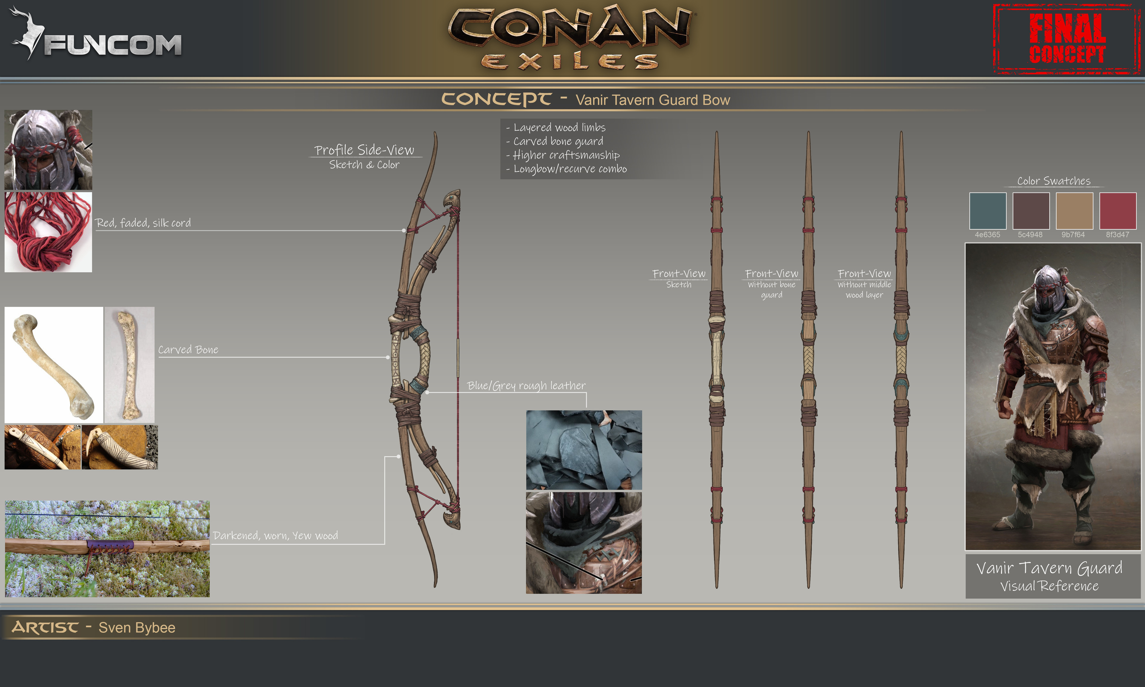 Sven Bybee - Conan Exiles - Vanir Stag Bow Concept