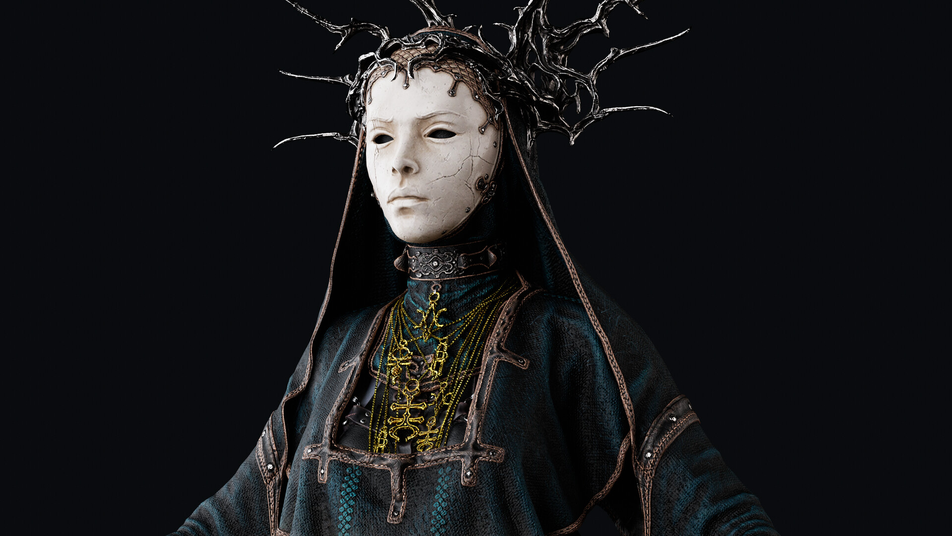 ArtStation - Mortal shell - Sister Genessa fan art