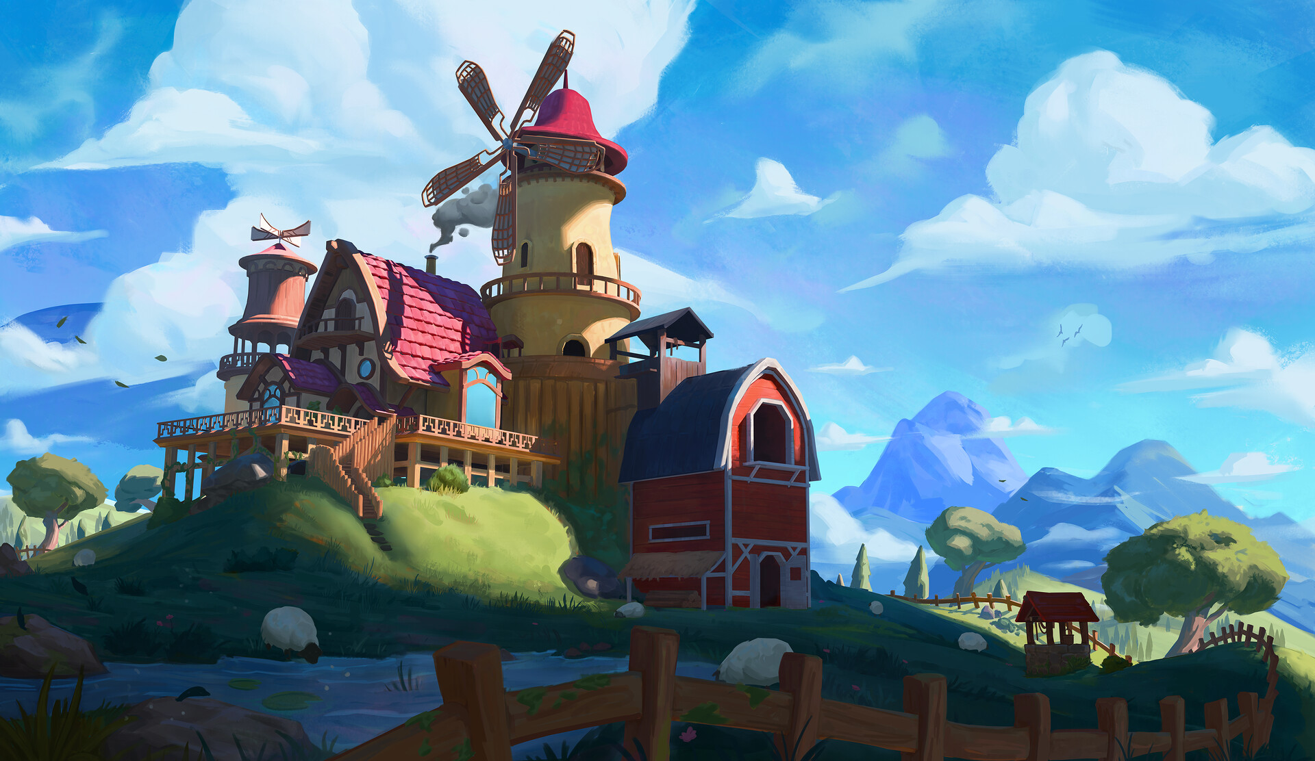 ArtStation - Windmill House
