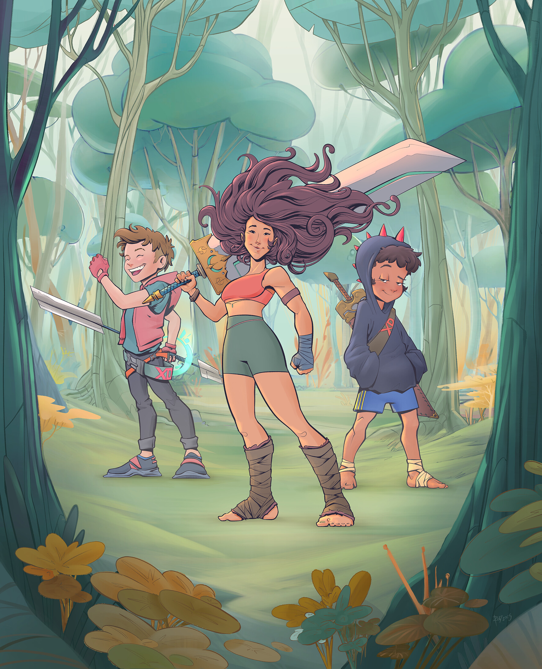 ArtStation - Guardians of the Unseen Path (ponele)