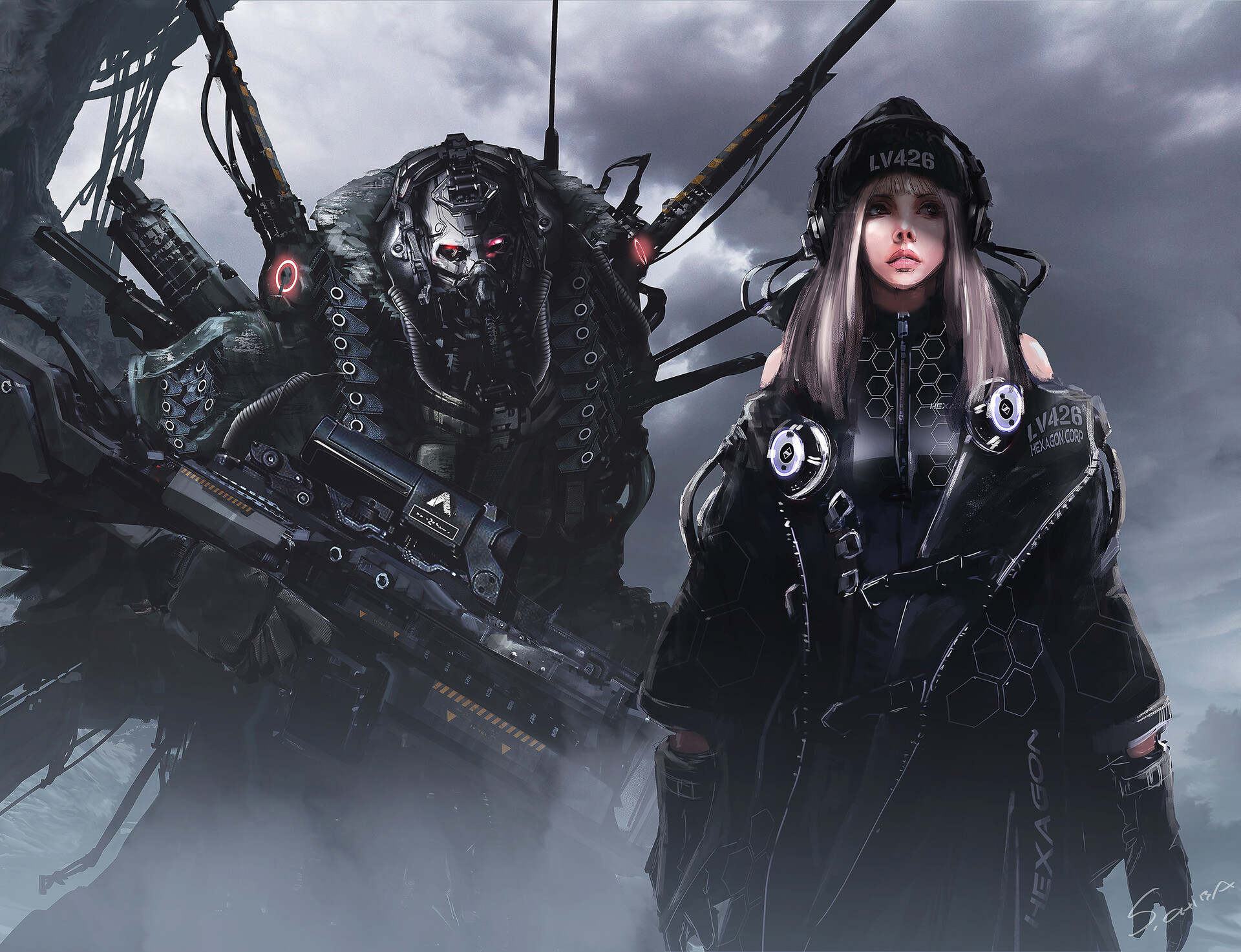 ArtStation - SF conceptArt 2Dpaint photobash