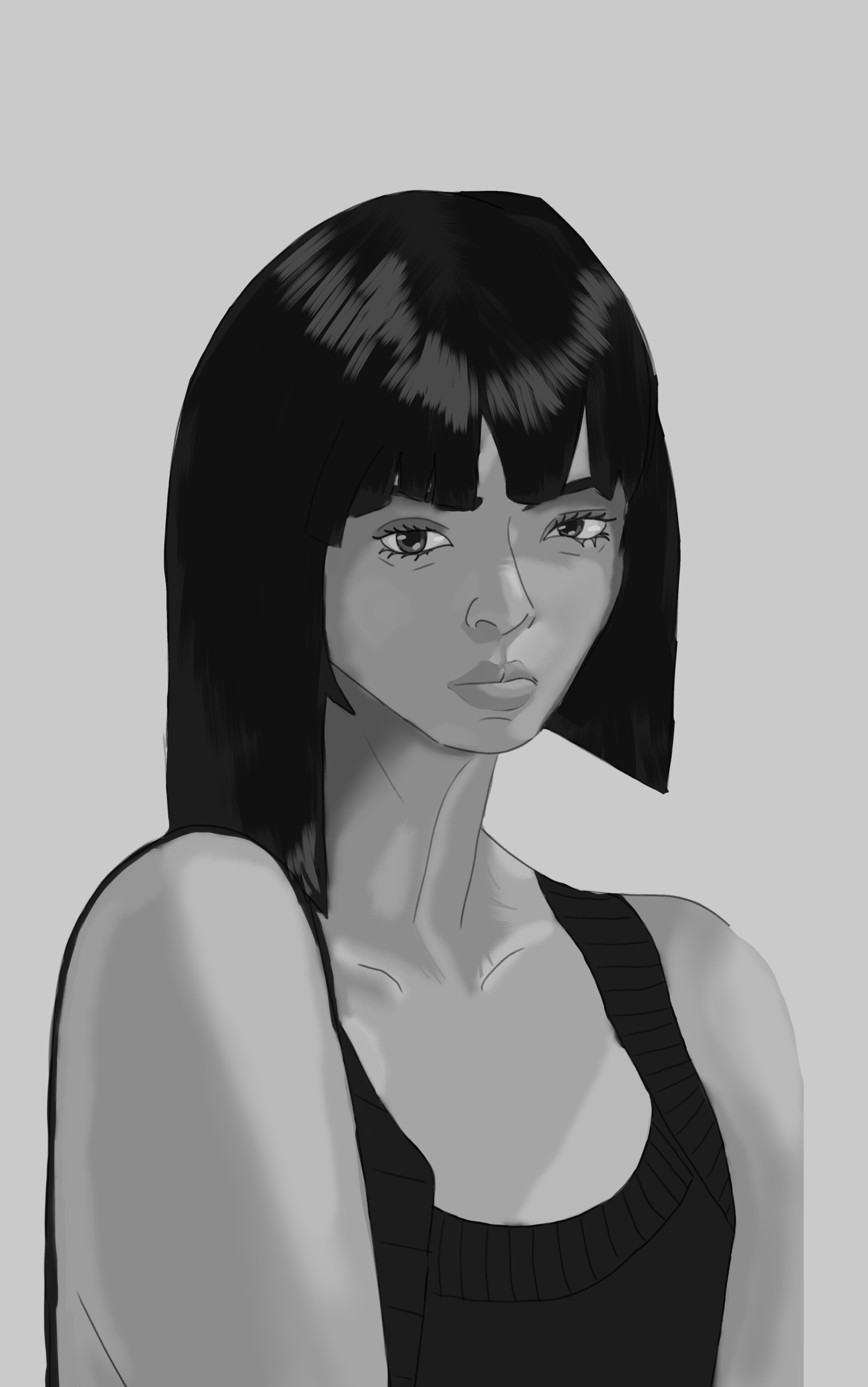 ArtStation - Grayscale Study