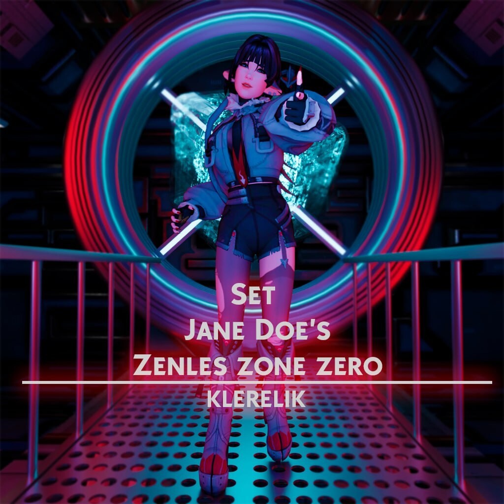 ArtStation - Set jane Doe's Zenles zone zero for The Sims 4
