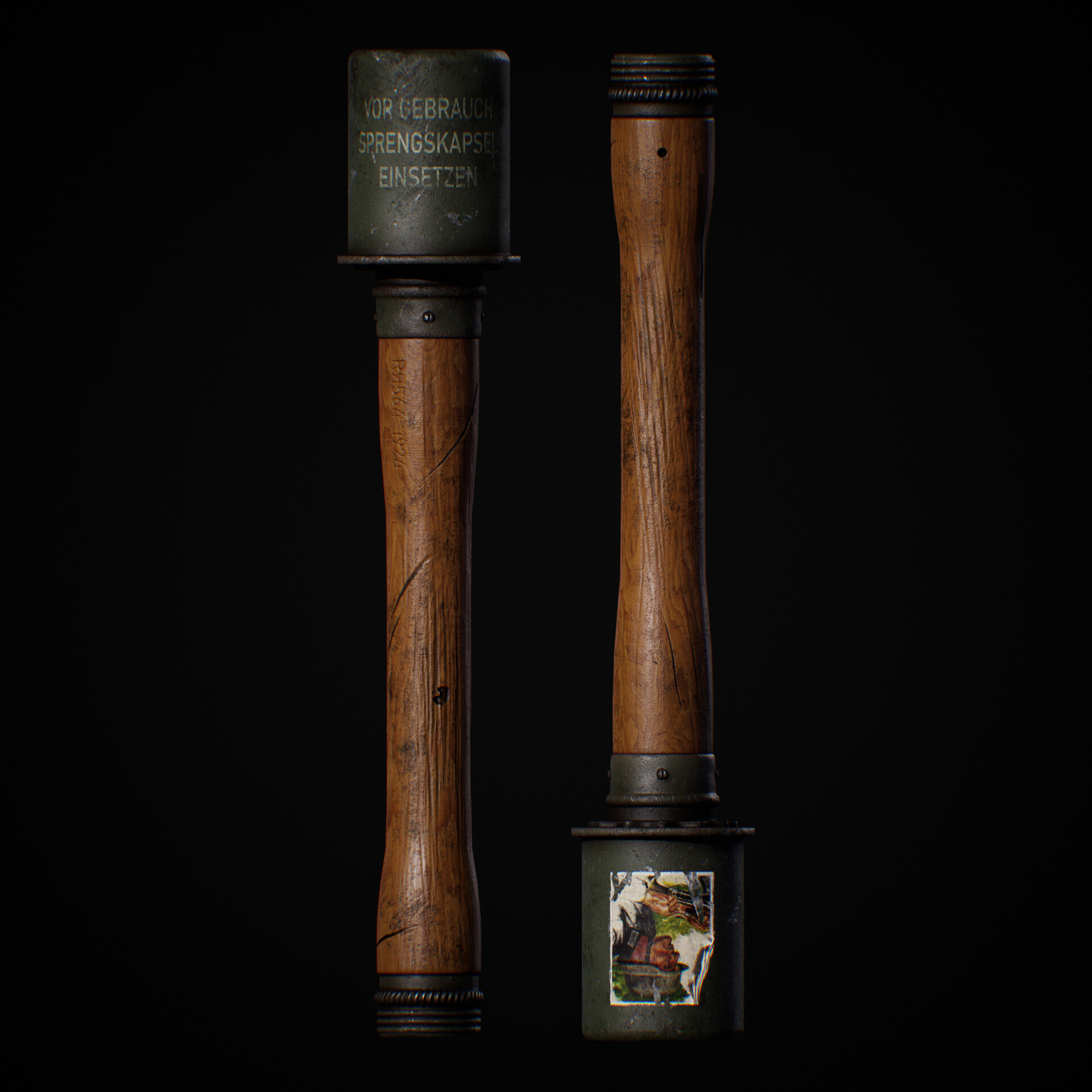 ArtStation - M24 Stielhandgranate