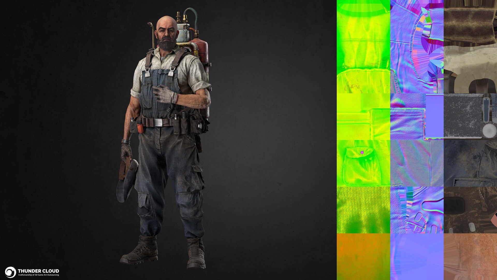 Thunder Cloud Studio - Realistic 3D Character - Post Apocalyptic ...