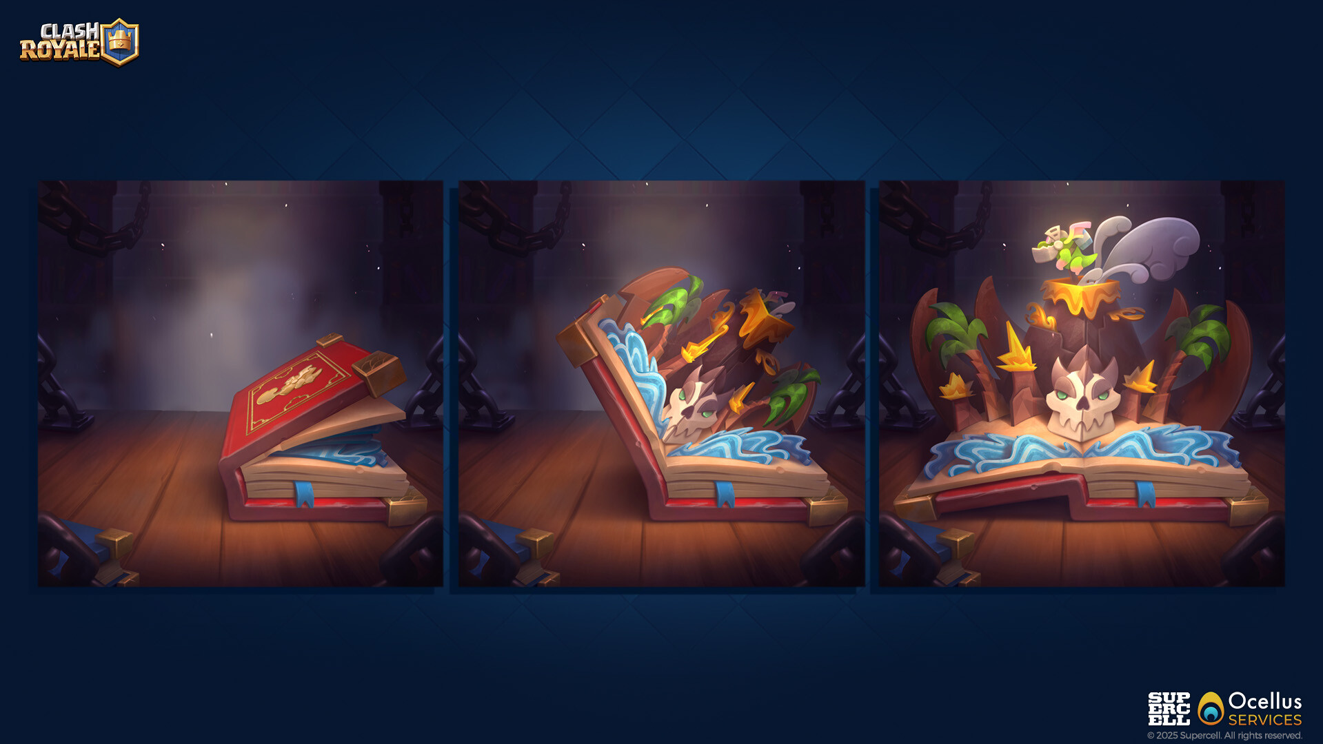 Ocellus - SERVICES - Clash Royale - Loading Screen & Social Media Illustrations - June Update 2025