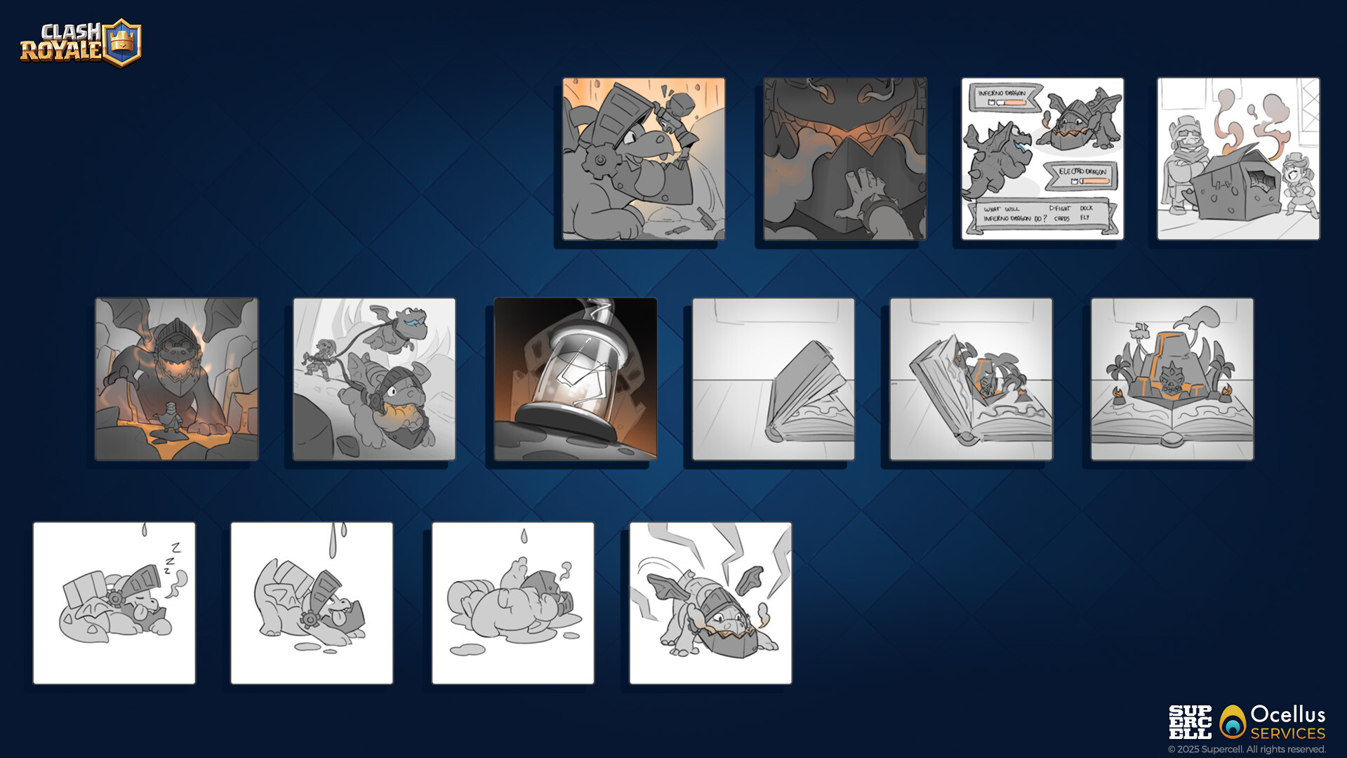 Ocellus - SERVICES - Clash Royale - Loading Screen & Social Media ...