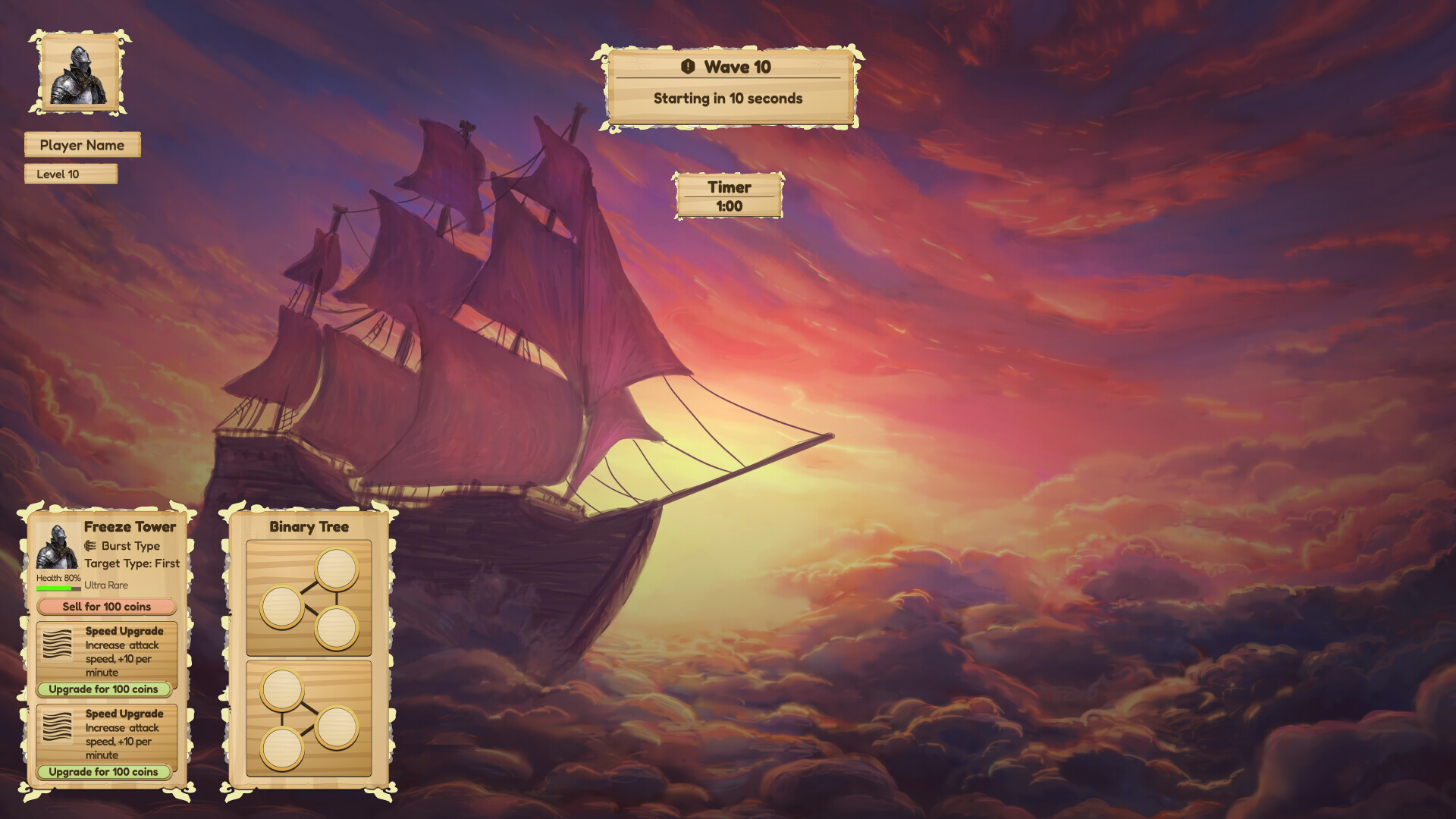 Solys Game User Interface Designer - One Piece Tower Defense Game UI