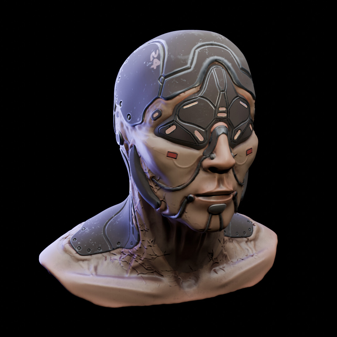ArtStation - Cyber-Head