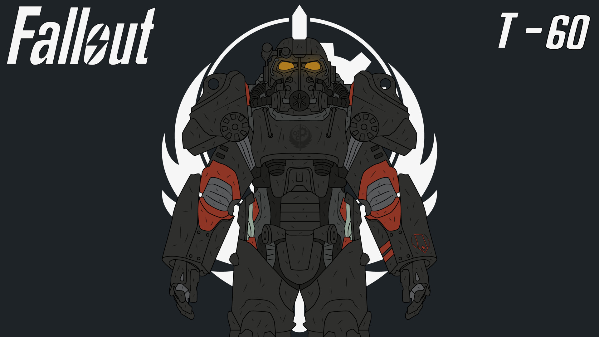 ArtStation - Fallout 4 T-60 Power Armour Wallpaper