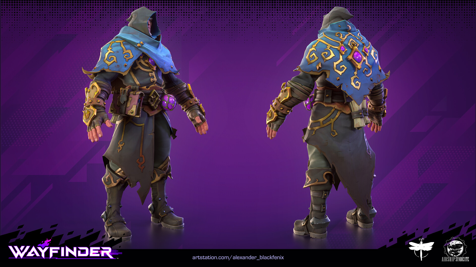 UnrealRealityStudio - Wayfinder: Human Male Arcanist Armor