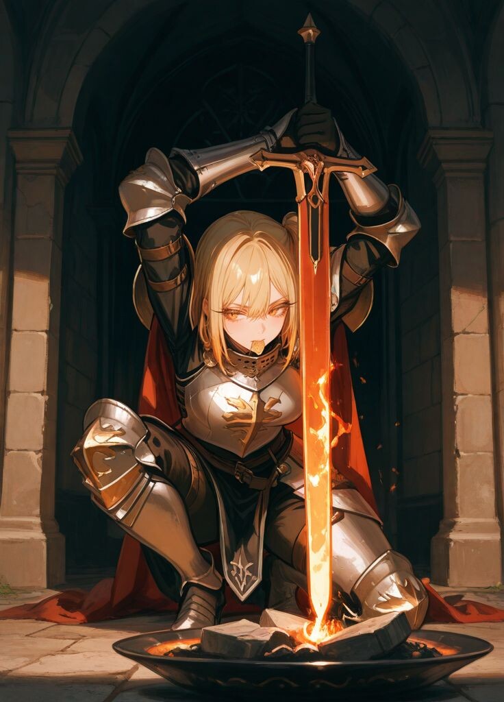 4K Anime Reference Art for Artists and Enthusiasts - 525 Fantasy Knight ...