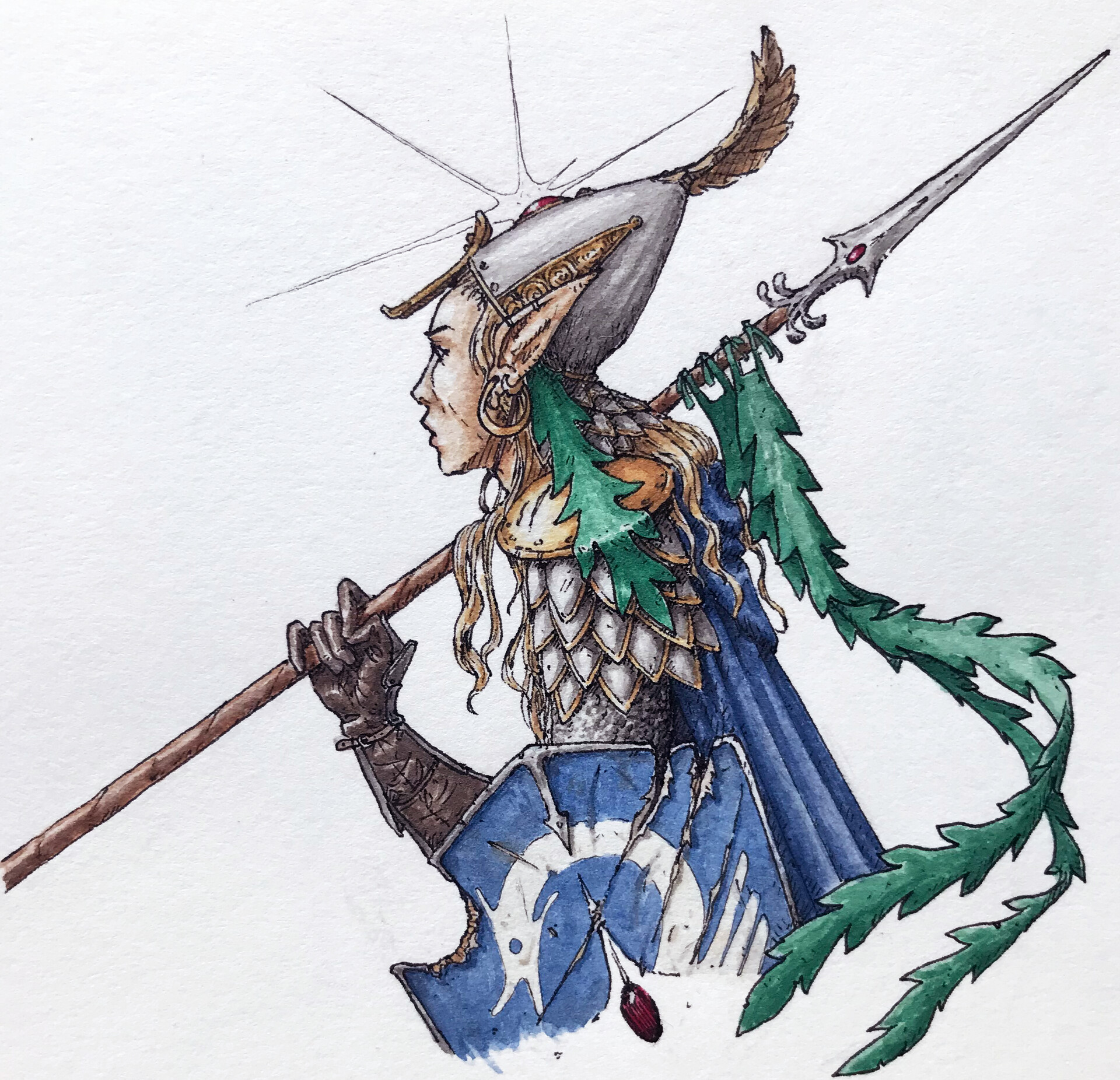 ArtStation - Fôrwel "Redhelm" - Illustration