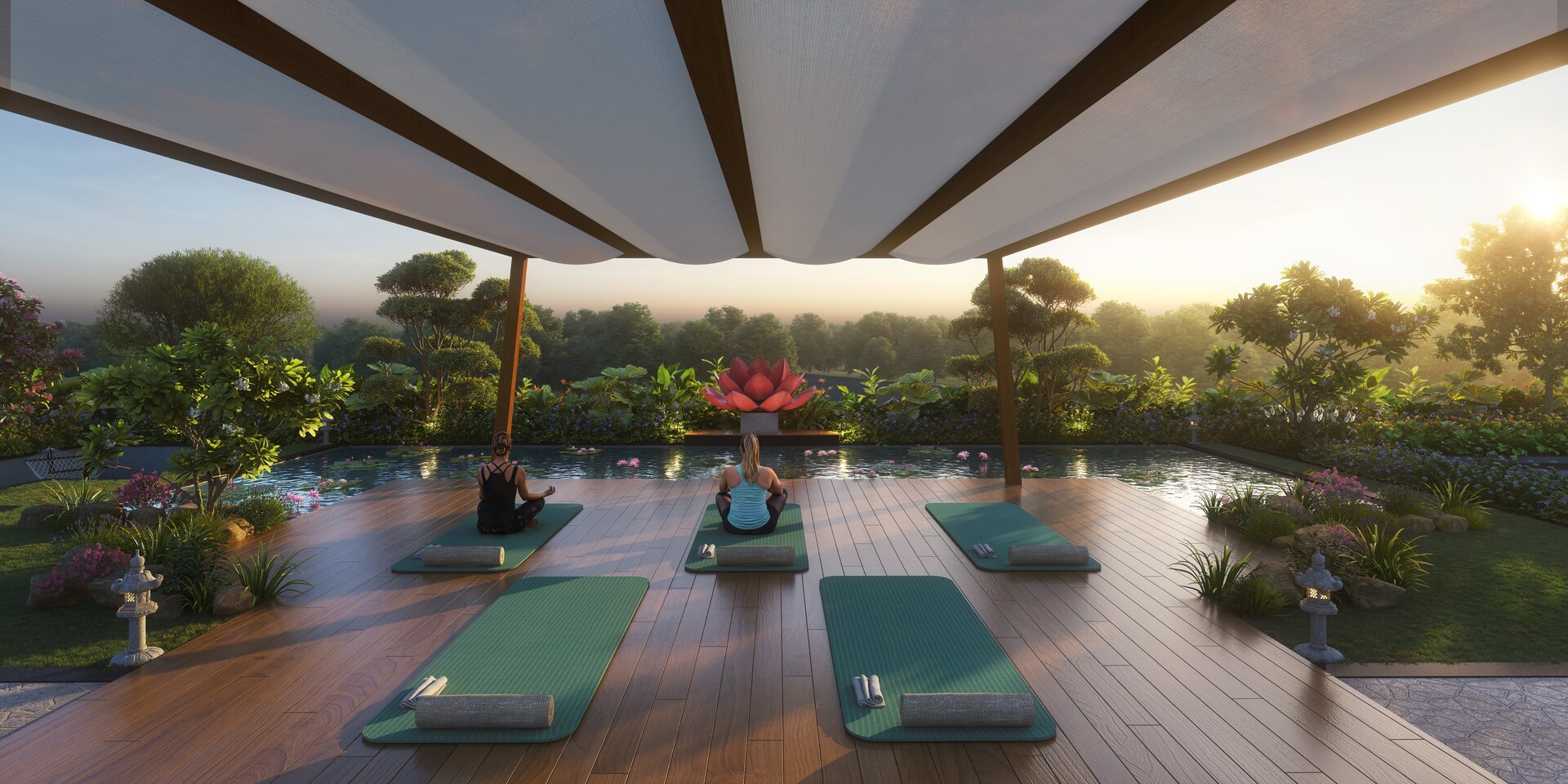 ArtStation - Wellness Landscape / Residential Amenity