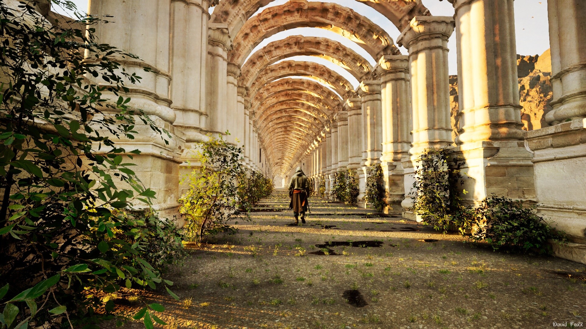 ArtStation - Crossing through the arches