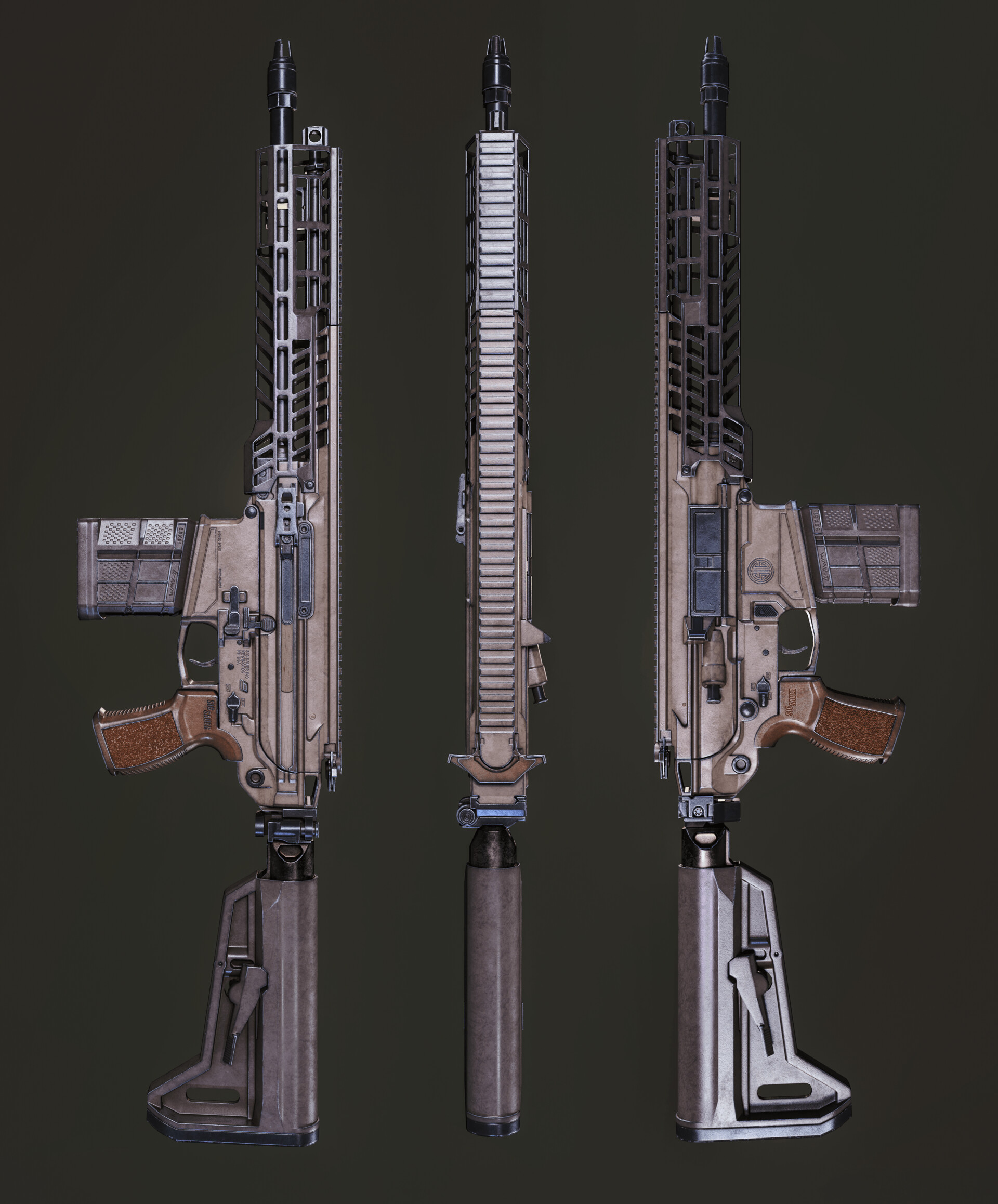ArtStation - MCX-SPEAR SIG Sauer Rifle