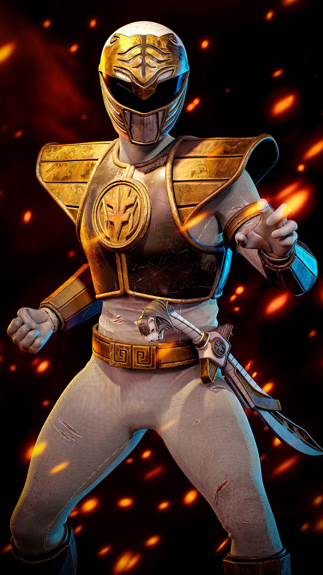 ArtStation - MMPR White Ranger