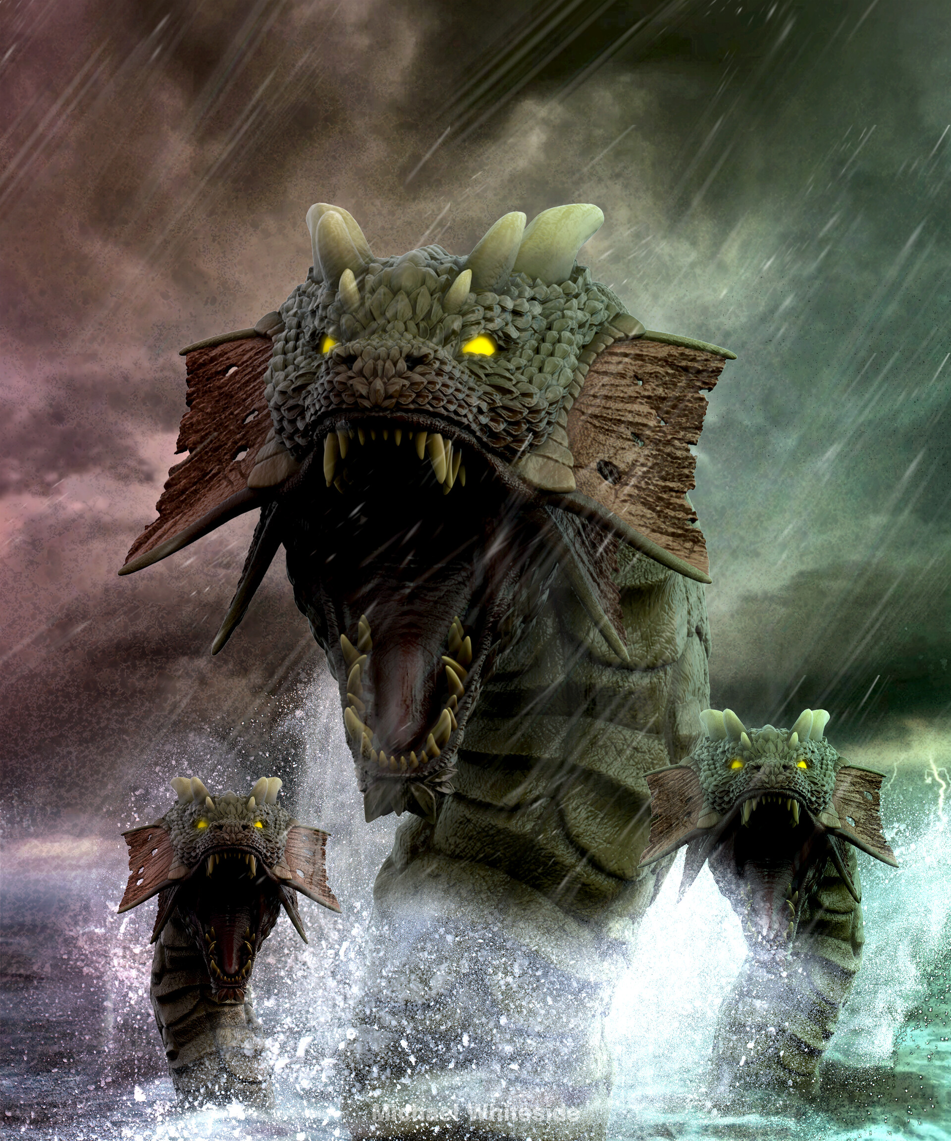 God Of War Hydra Full Body