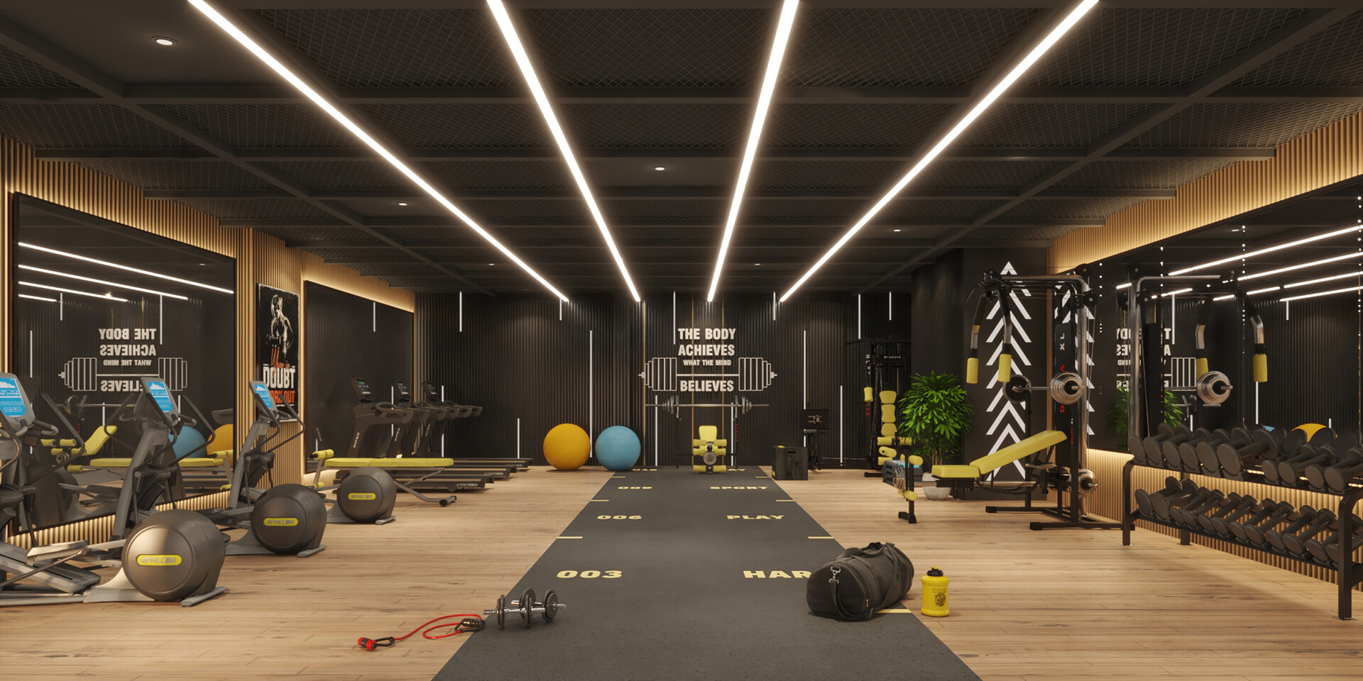 ArtStation - Gym Render