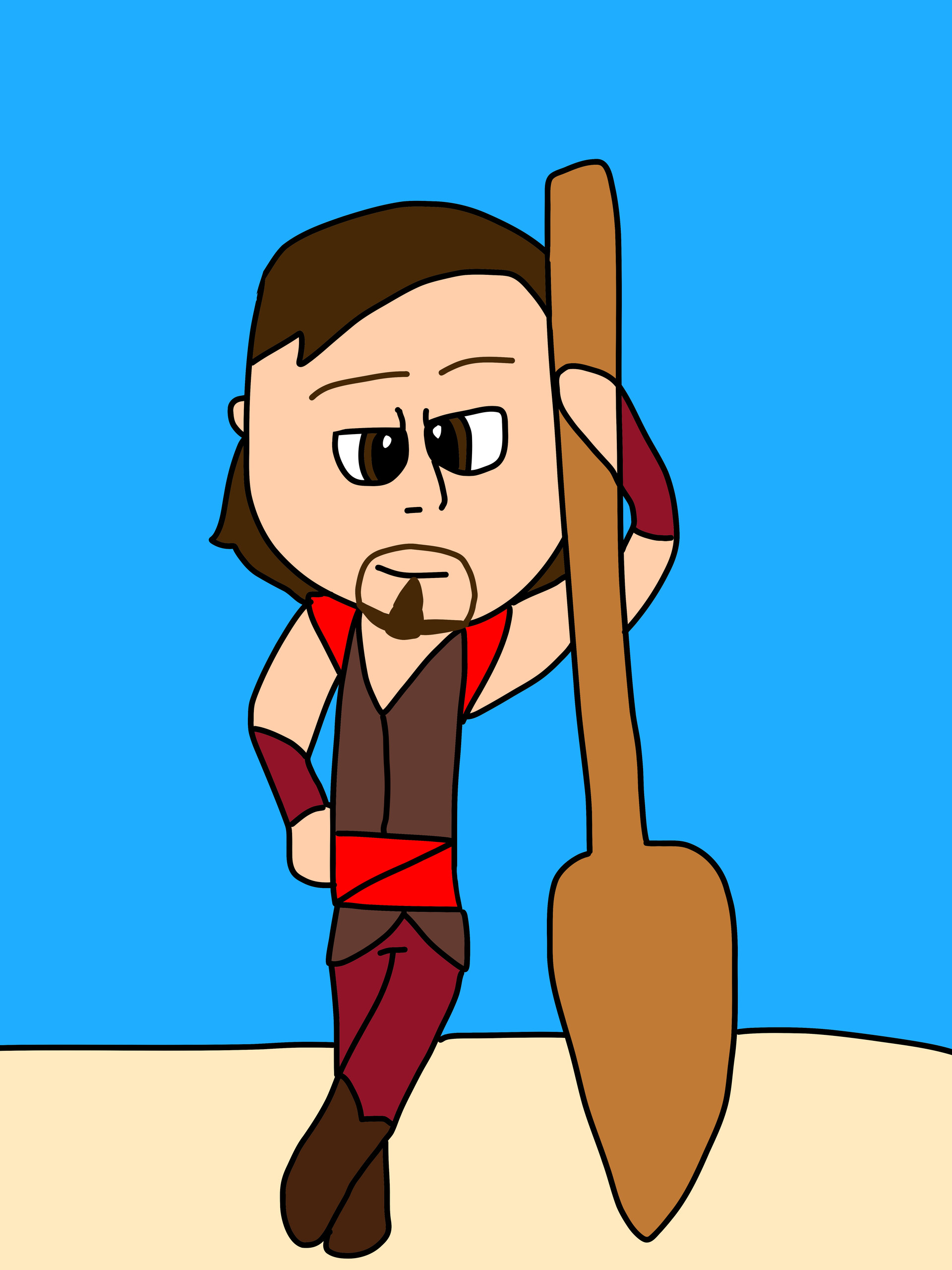 ArtStation - Sinbad and the oar