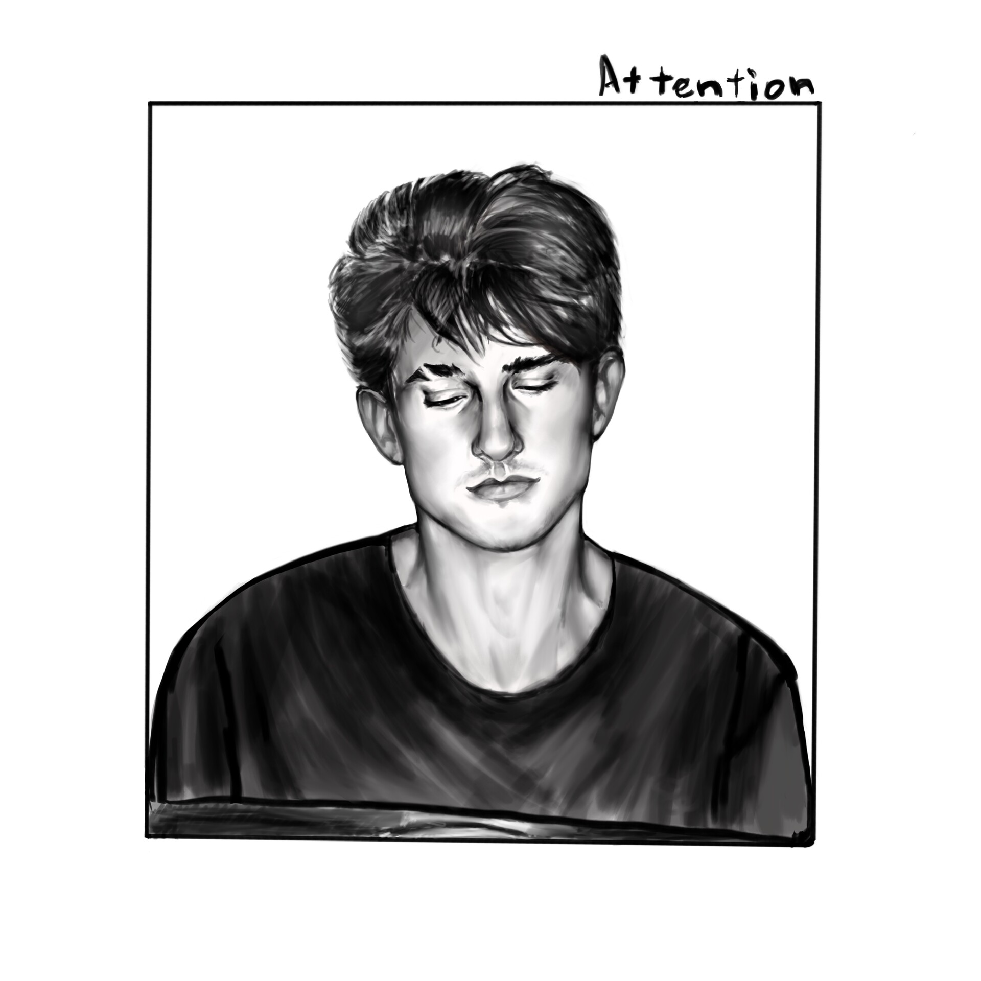 ArtStation - Charlie Puth - Fan Art
