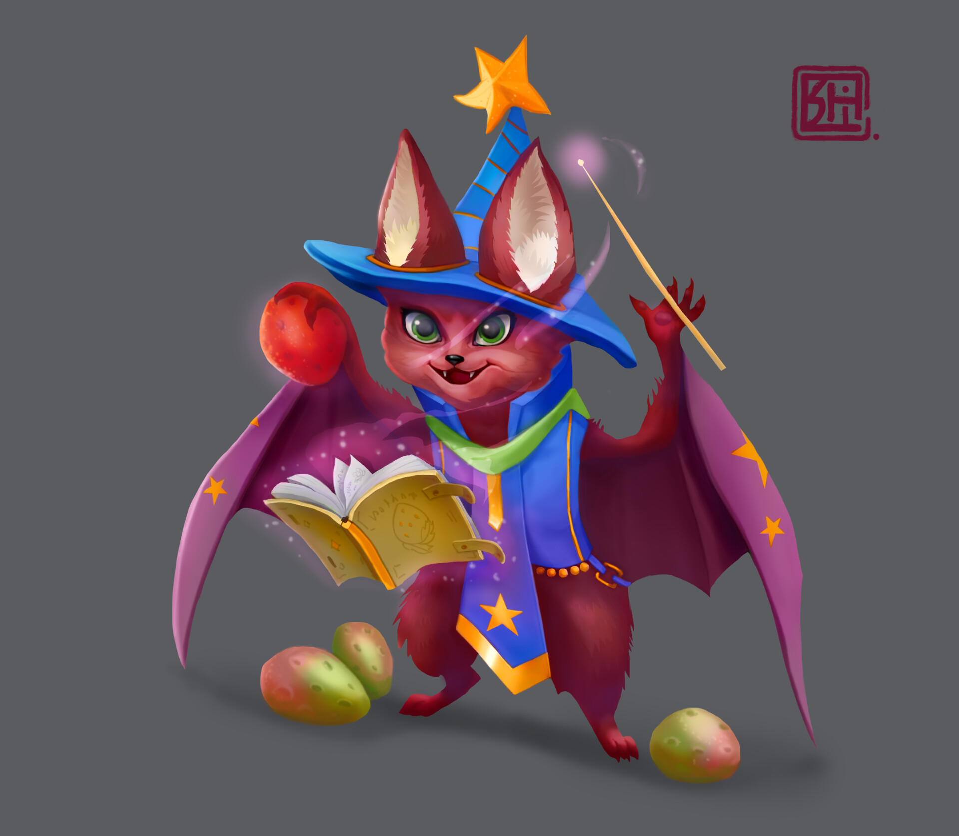 ArtStation - bat wizard in casual style