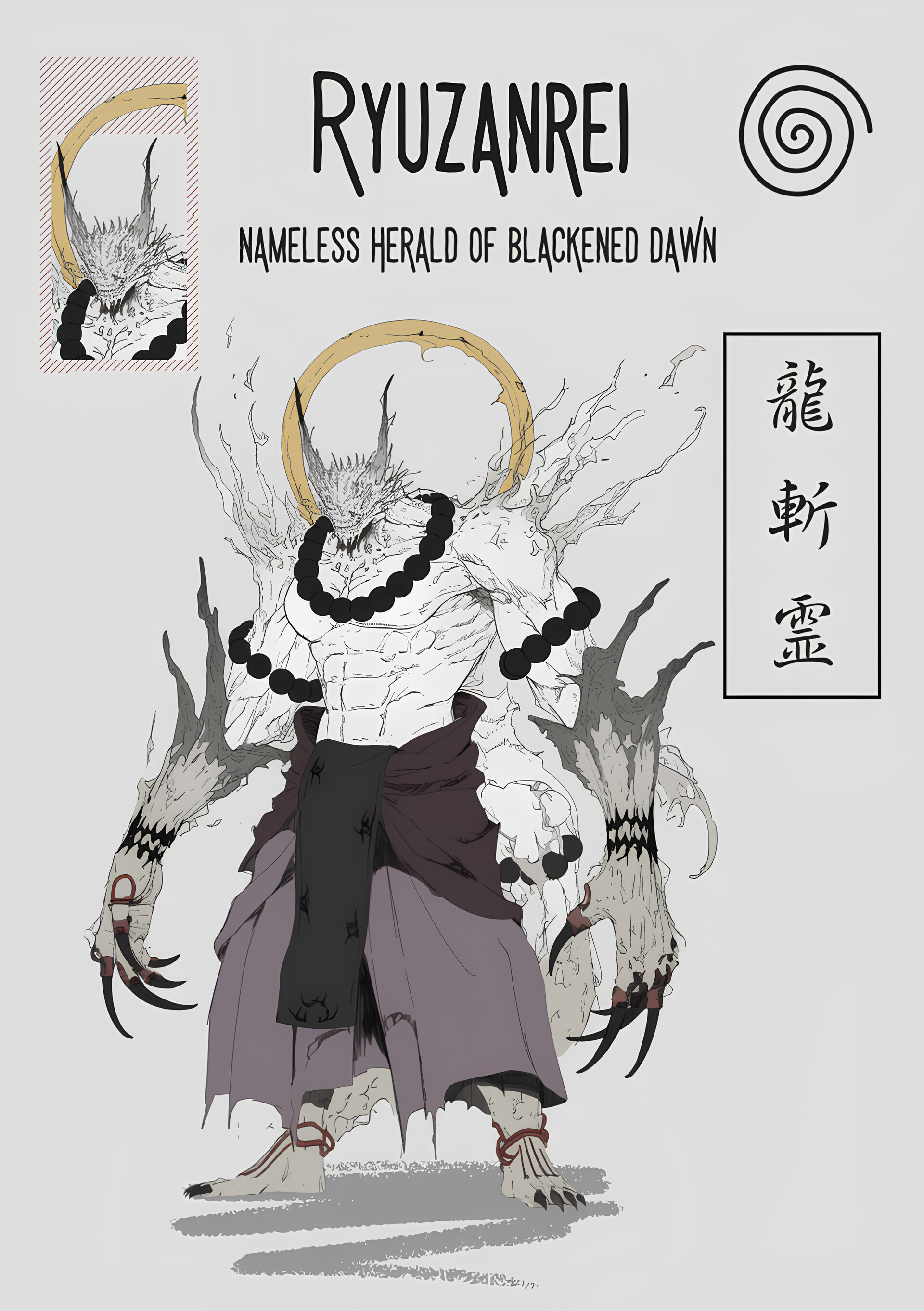 ArtStation - Shikigami - Ryuzanrei