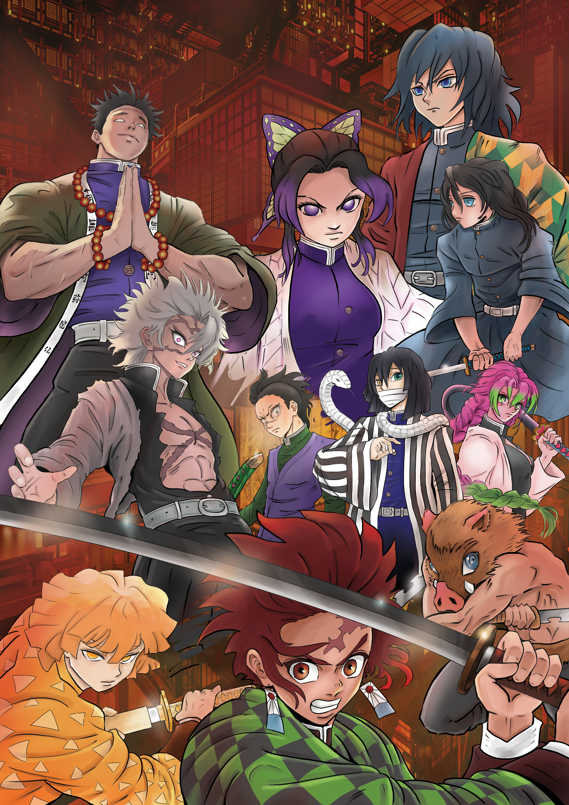 ArtStation - Demon Slayer - Infinity castle