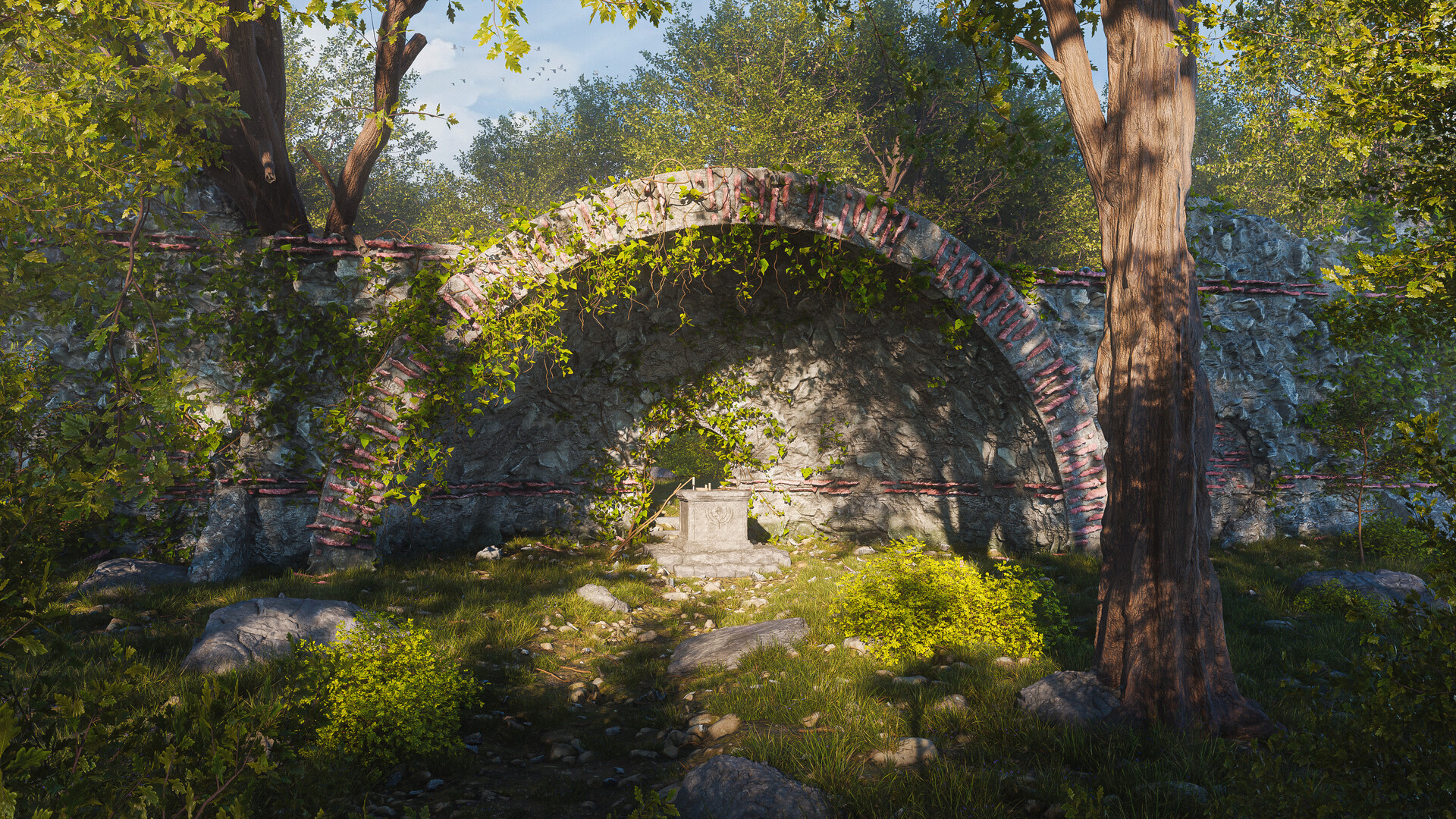 ArtStation - Altar Among Ruins