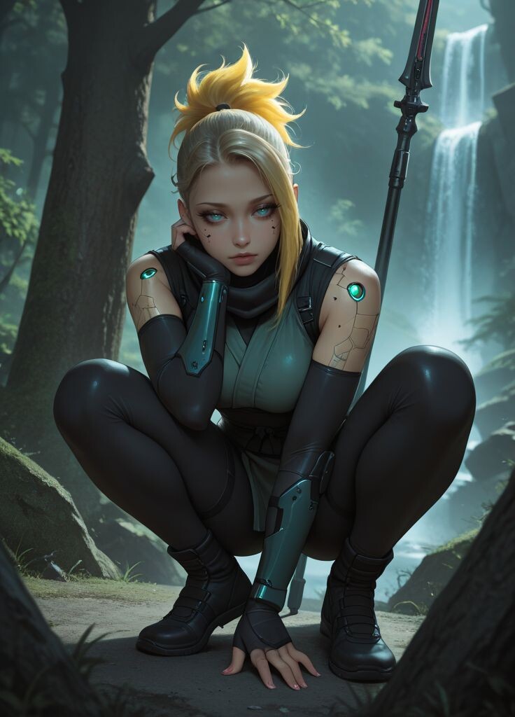 4K Anime Reference Art for Artists and Enthusiasts - 525 Neon Shadow ...