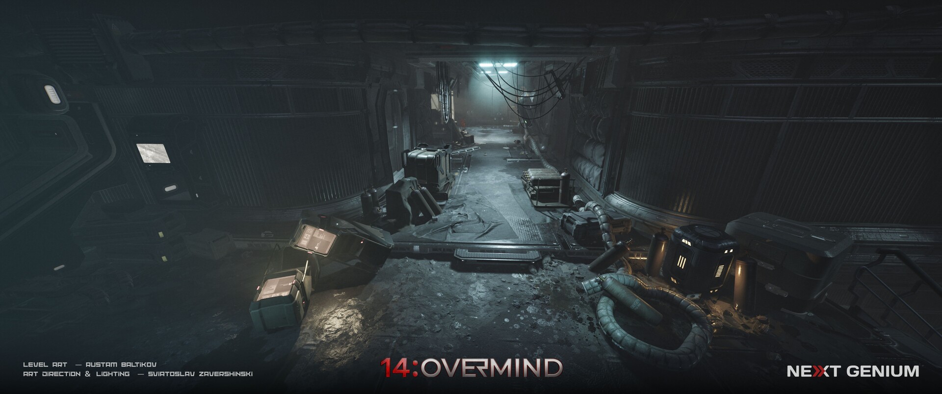 ArtStation - 14:Overmind – Sci-Fi Corridor Environment