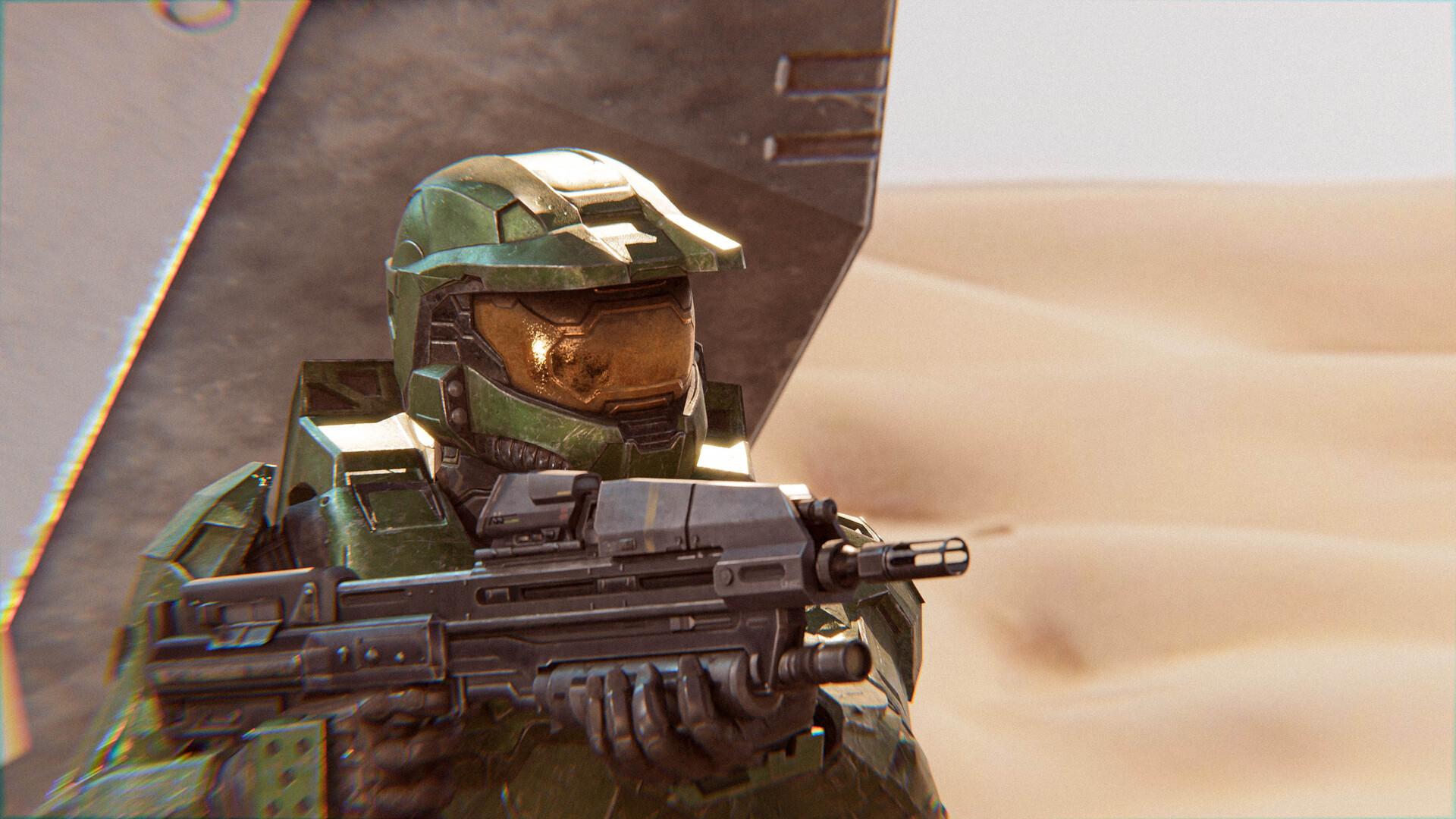 ArtStation - Halo 2 desert master cheif