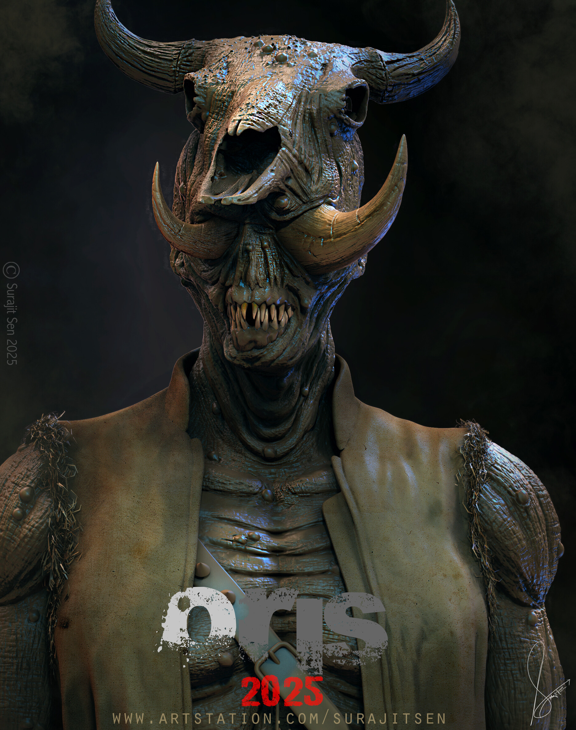 ArtStation - Oris - Digital Sculpture by Surajit Sen