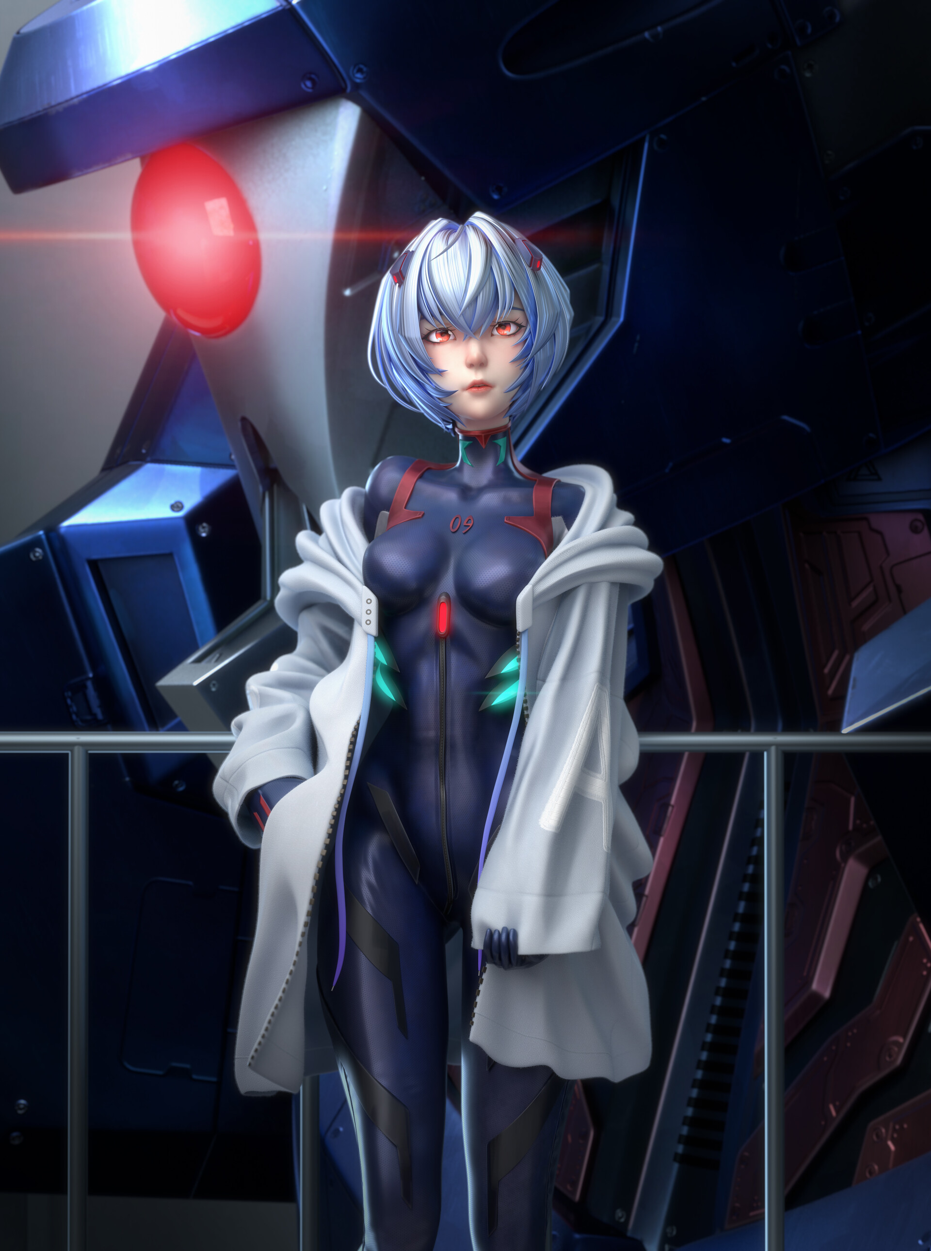 ArtStation - Rei Ayanami -Evangelion