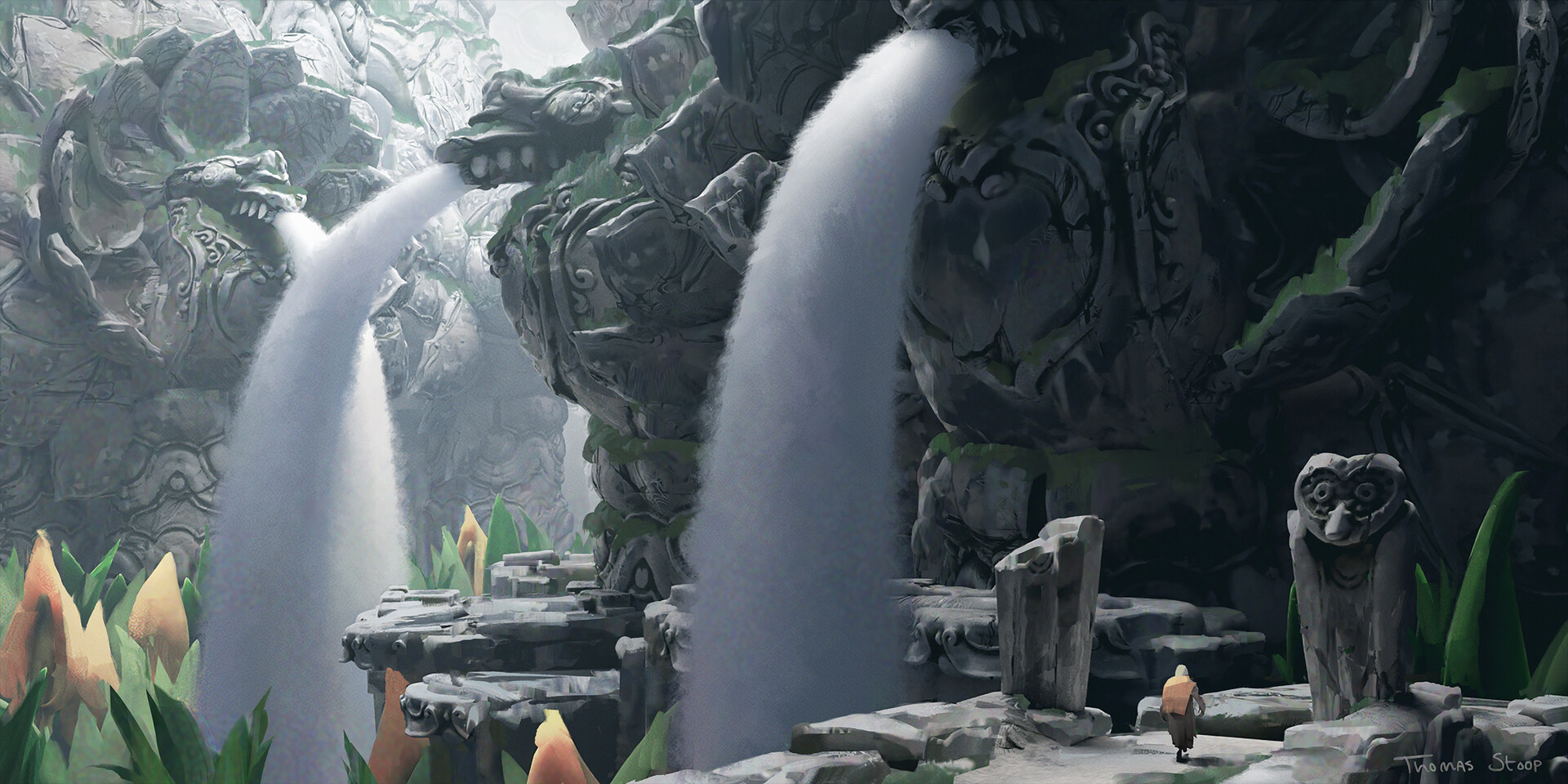 ArtStation - Bloom - Cascade Pass