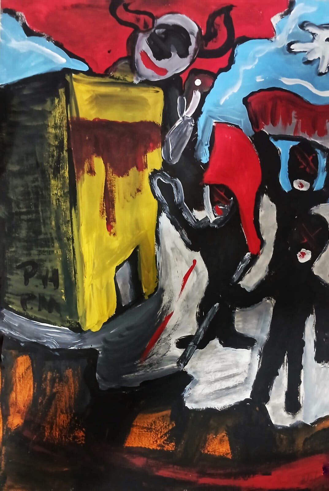 ArtStation - Machada de ódio sobre a bandeira de sangue