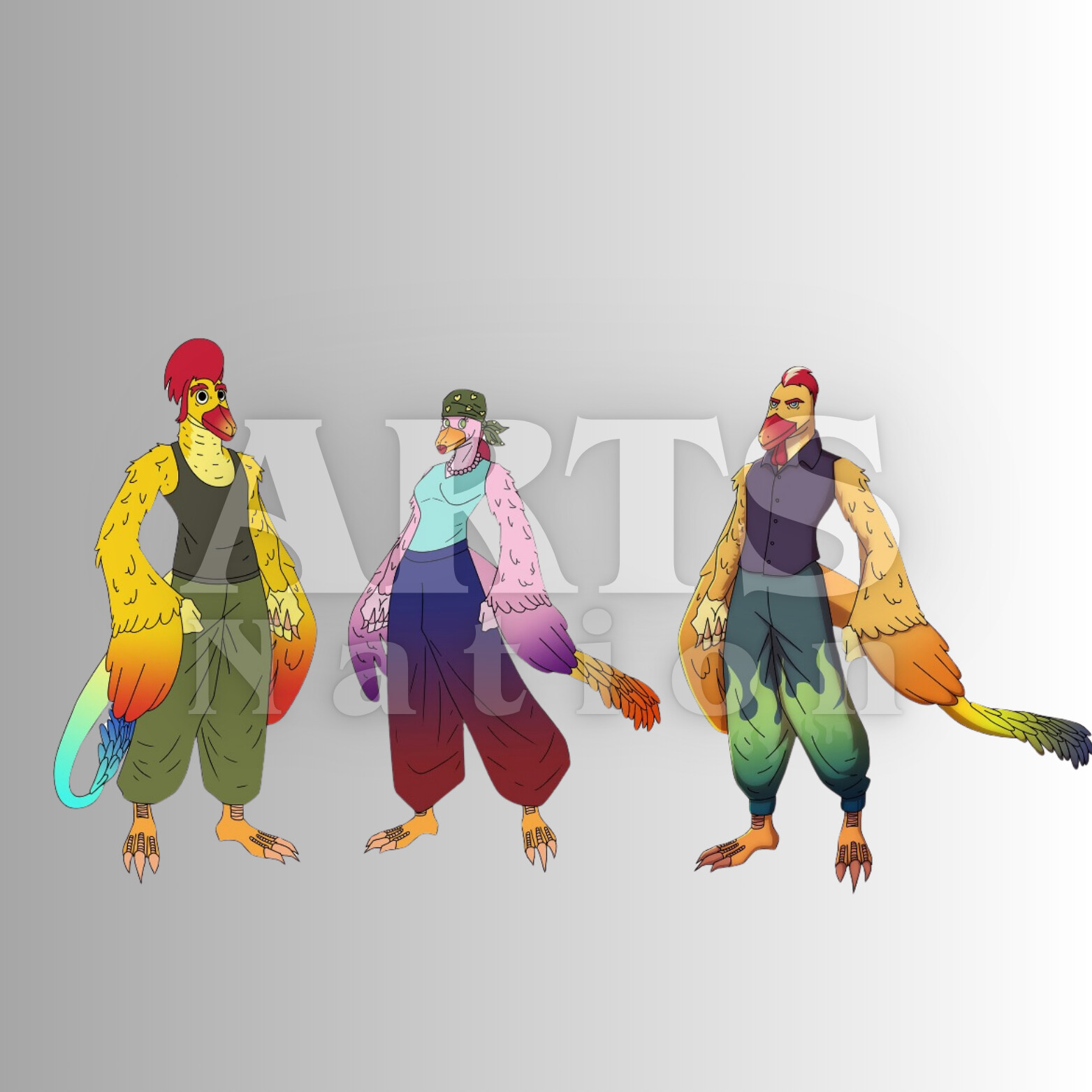 ArtStation - Custom Characters for novel (6/9)