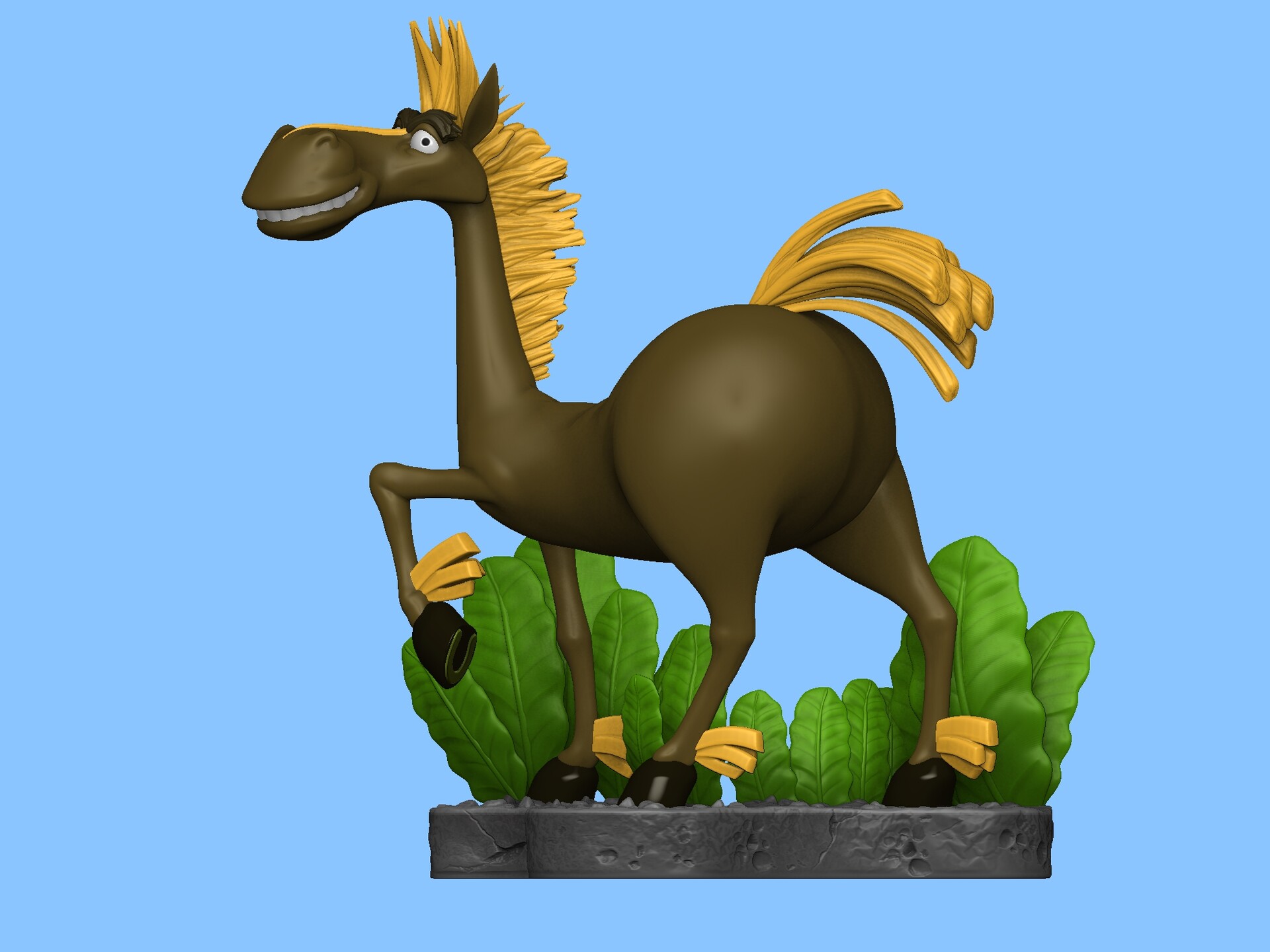 ArtStation - Конь Юлий для 3Д печати STL