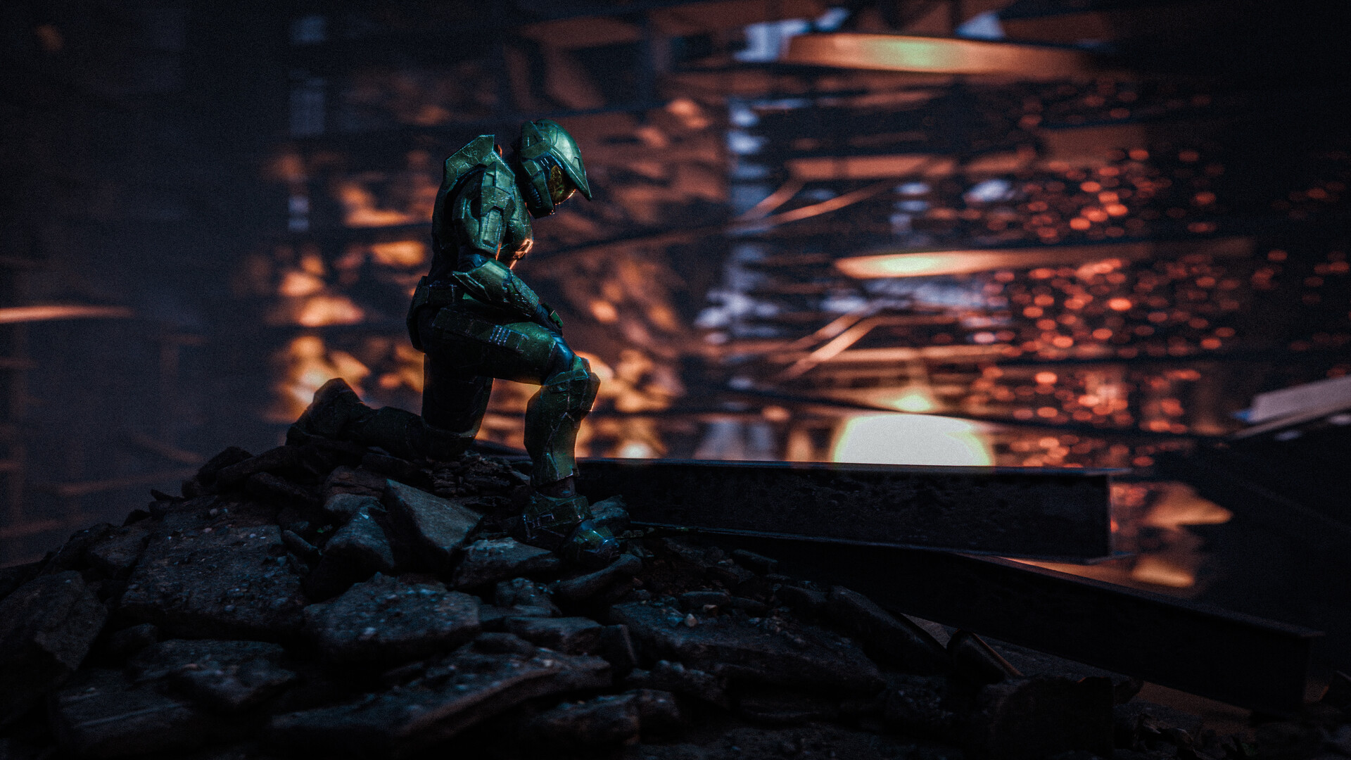 ArtStation - Halo 2 inspired render