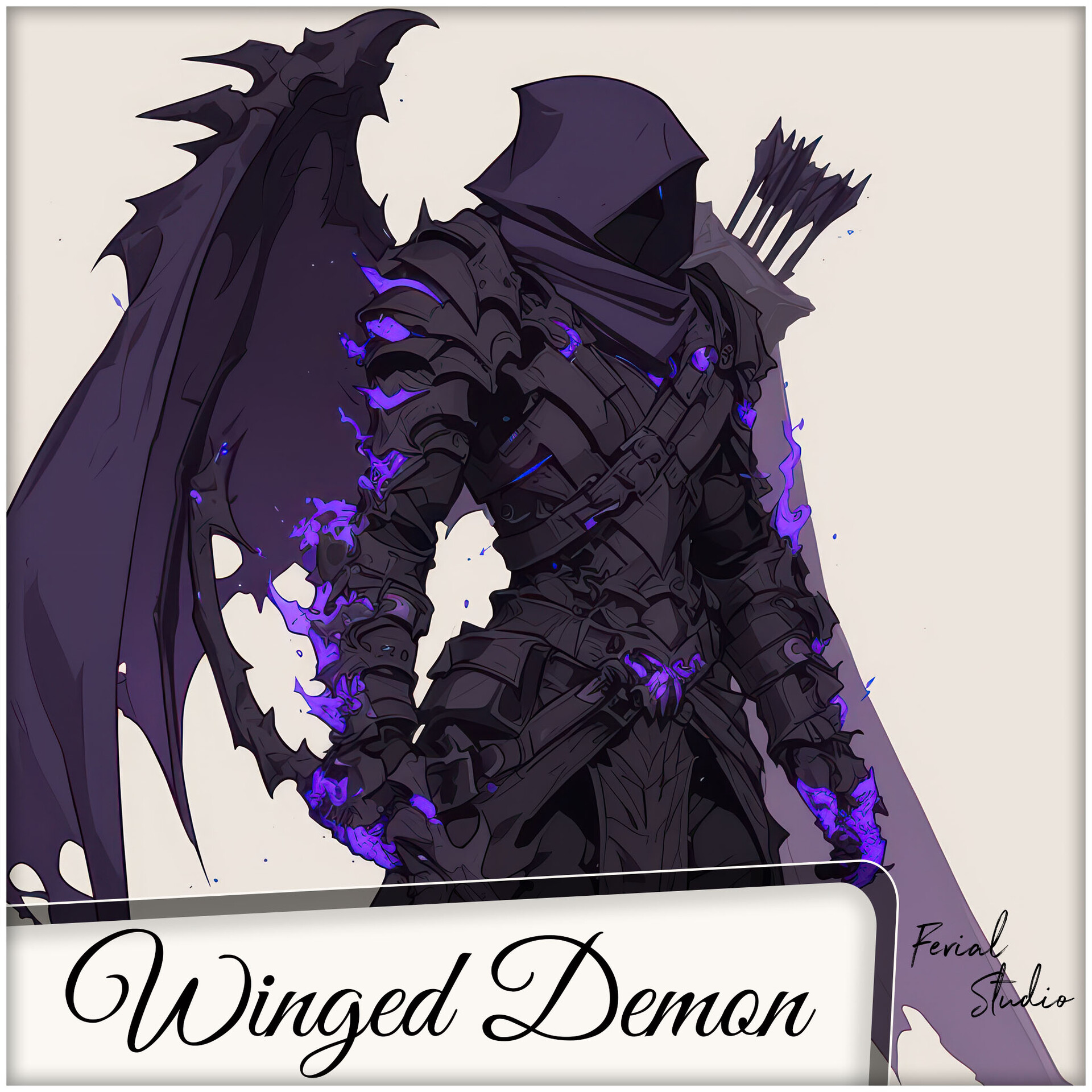 ArtStation - 🔹230 Winged Demon - Cartoon Character Reference Image Pack ...