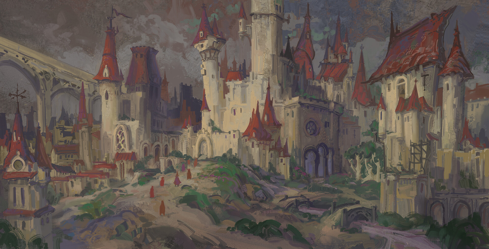 ArtStation - Red cap castle